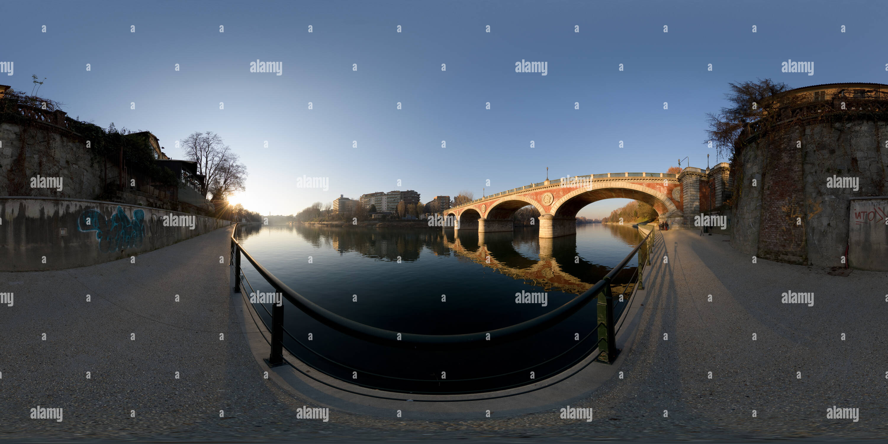 Po river isabella bridge hi-res stock photography and images - Alamy