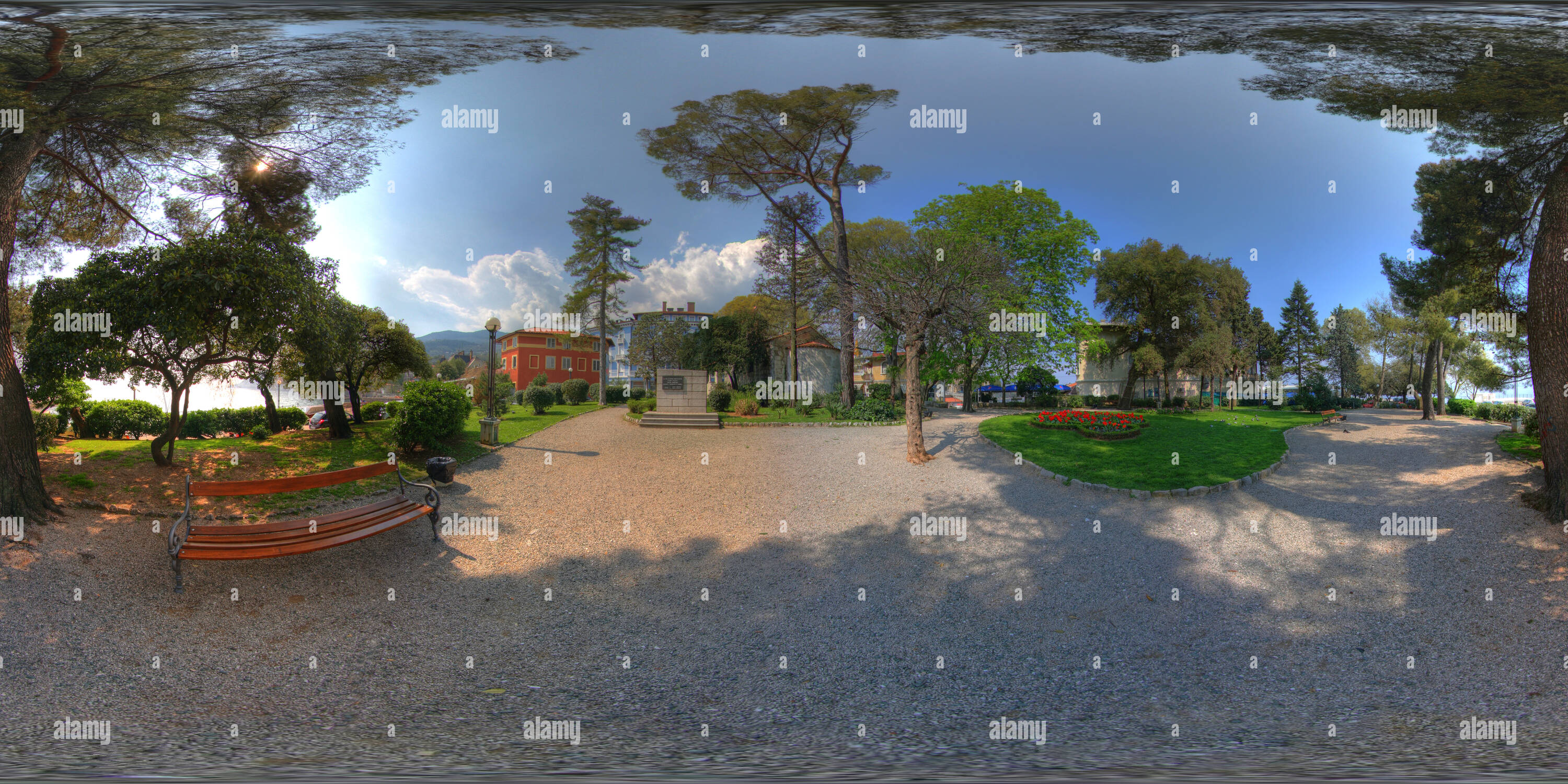 360° view of Park behind the chappel - Alamy