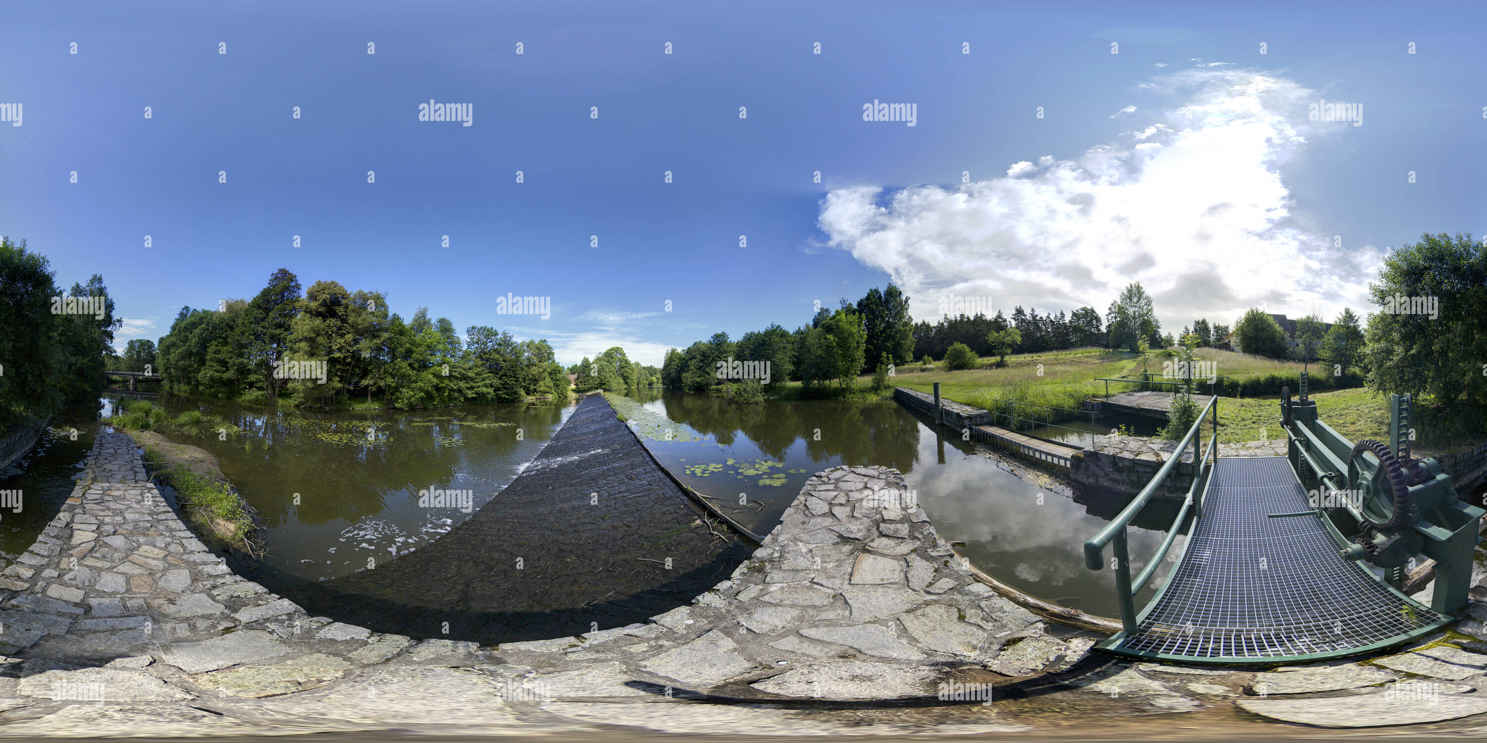 360° view of Nezarka River Weir: The Old Mill in Dolni Zdar - Alamy