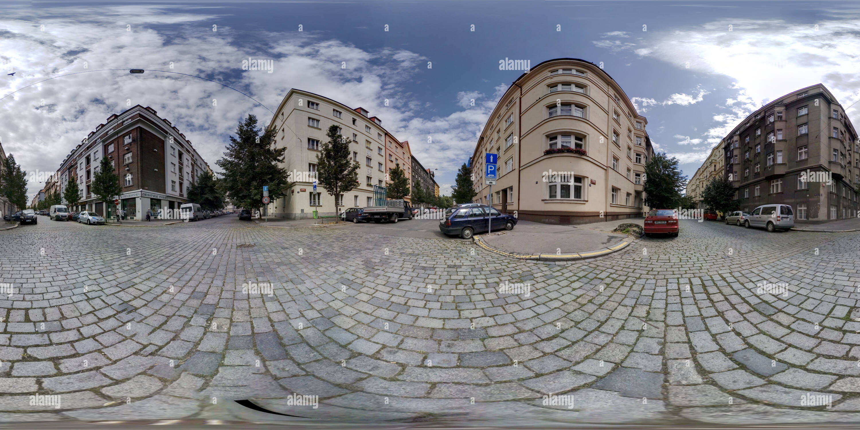 360° view of Dr. Zikmunda Wintra, Eliasova ulice - Alamy