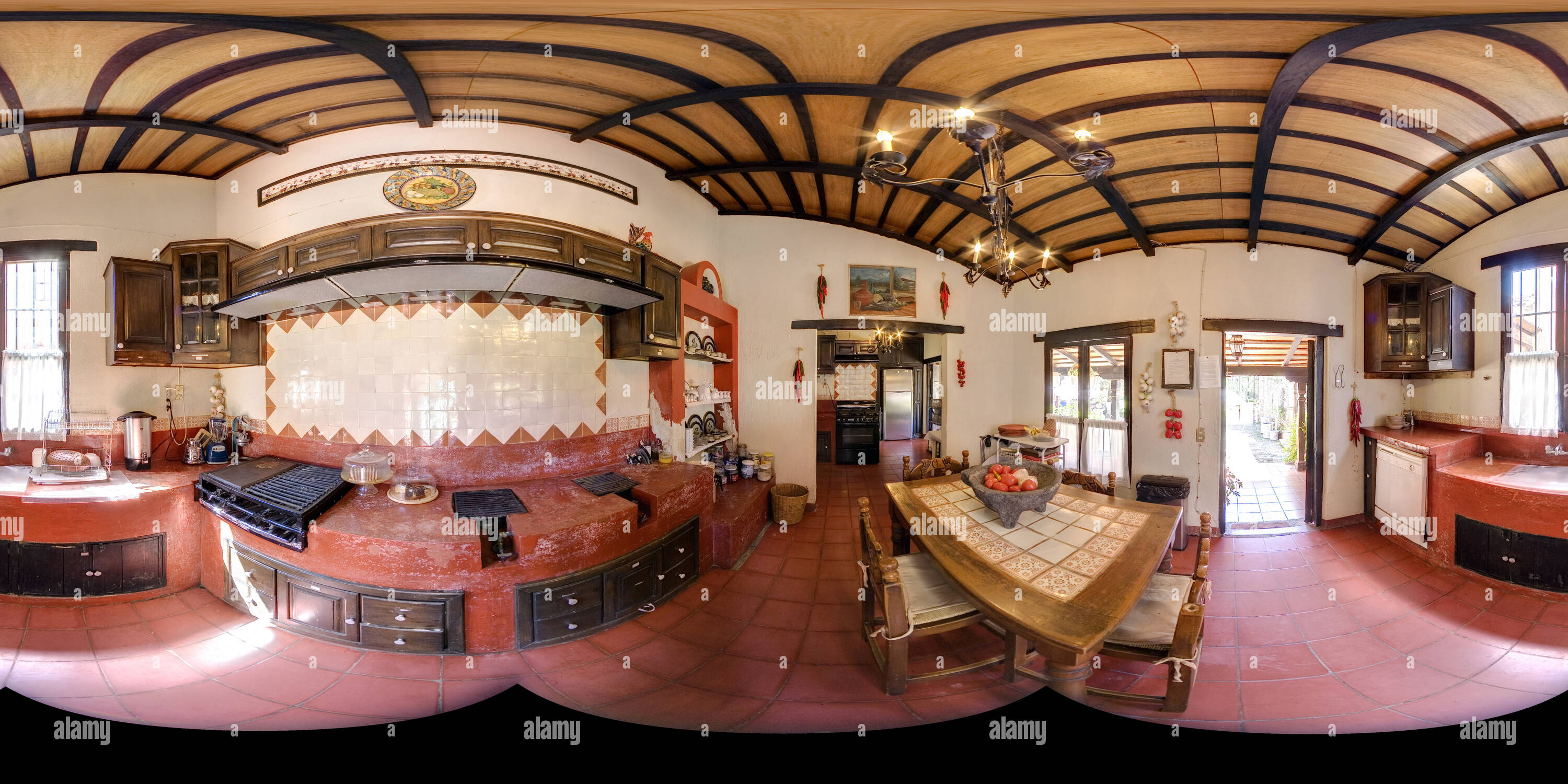 360° view of Old Kitchen - Hacienda la Magdalena Hotel and Spa 22 - Alamy