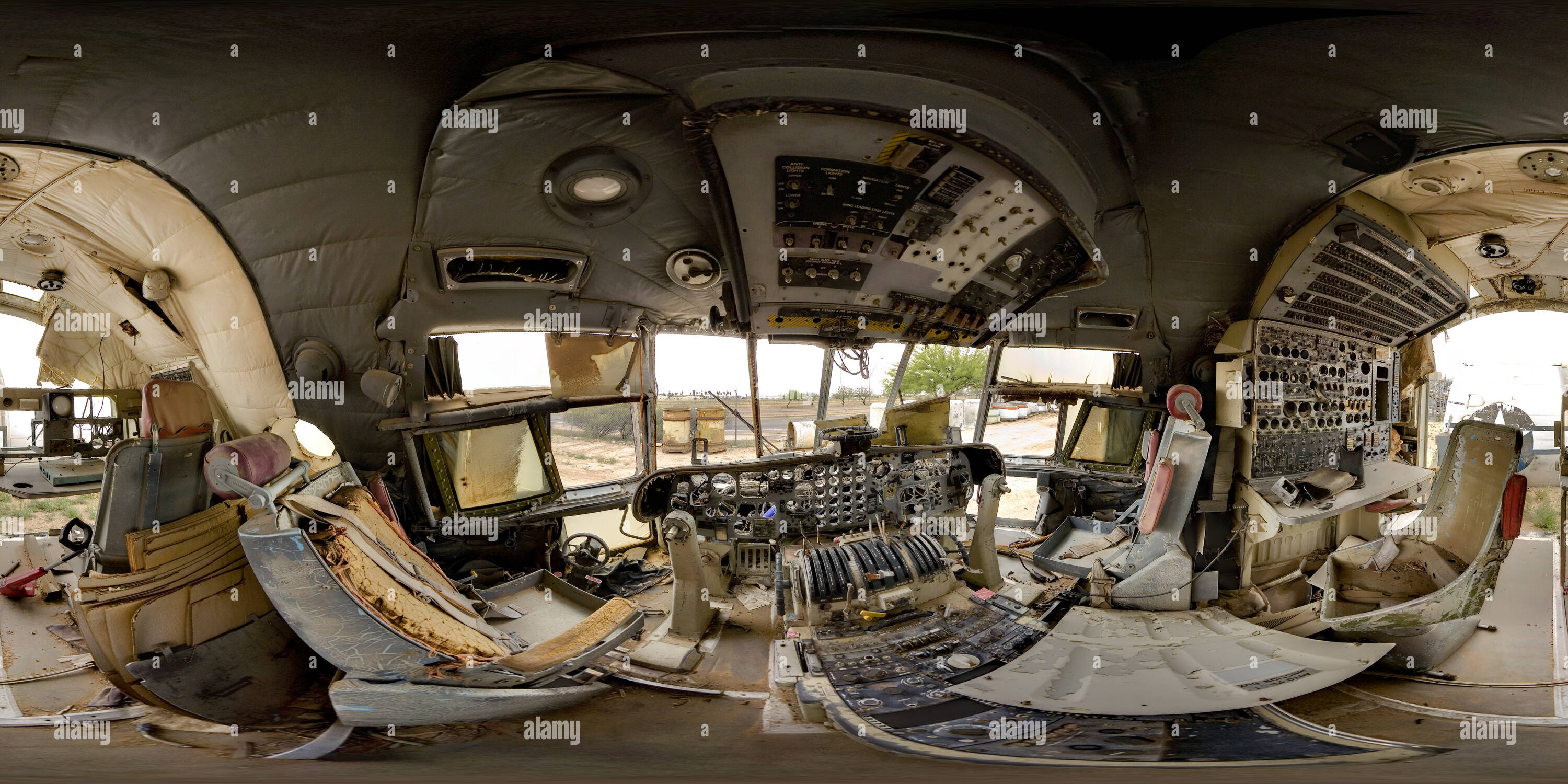 360° view of National Aircraft Inc‎ - Airplane Junk Yard 1 - Alamy