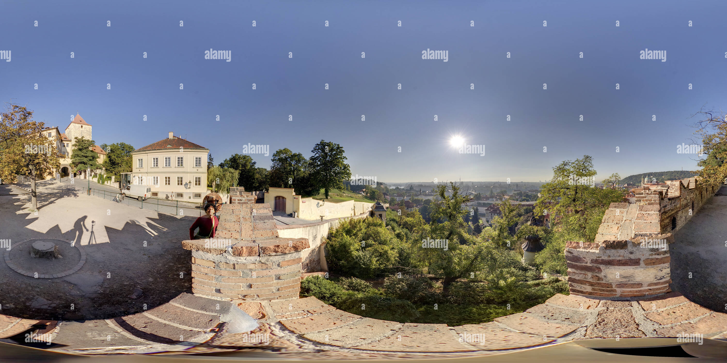 Prague skyline from wall hi-res stock photography and images - Alamy