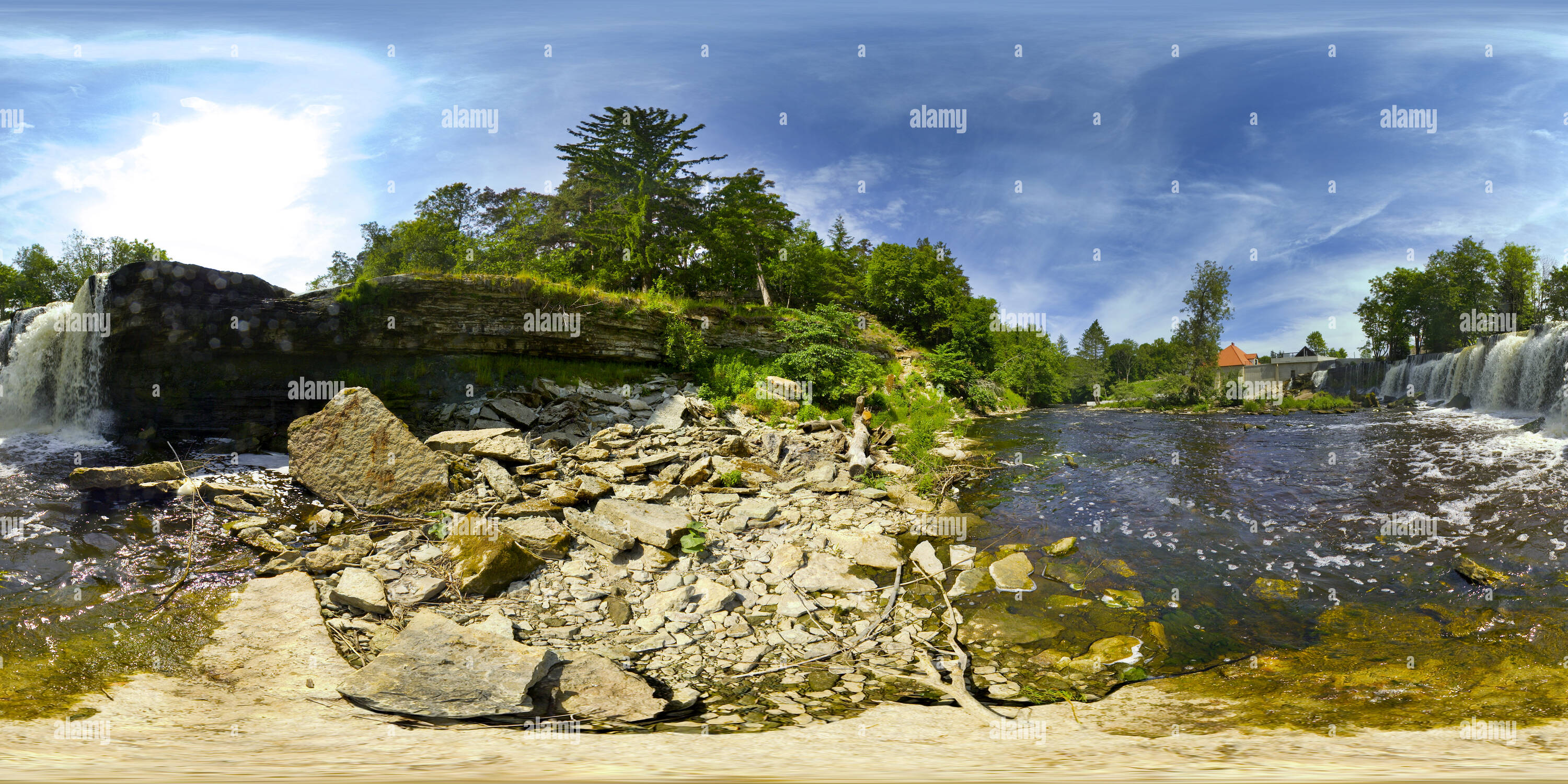 360° view of Keila Watefall #2 - Alamy