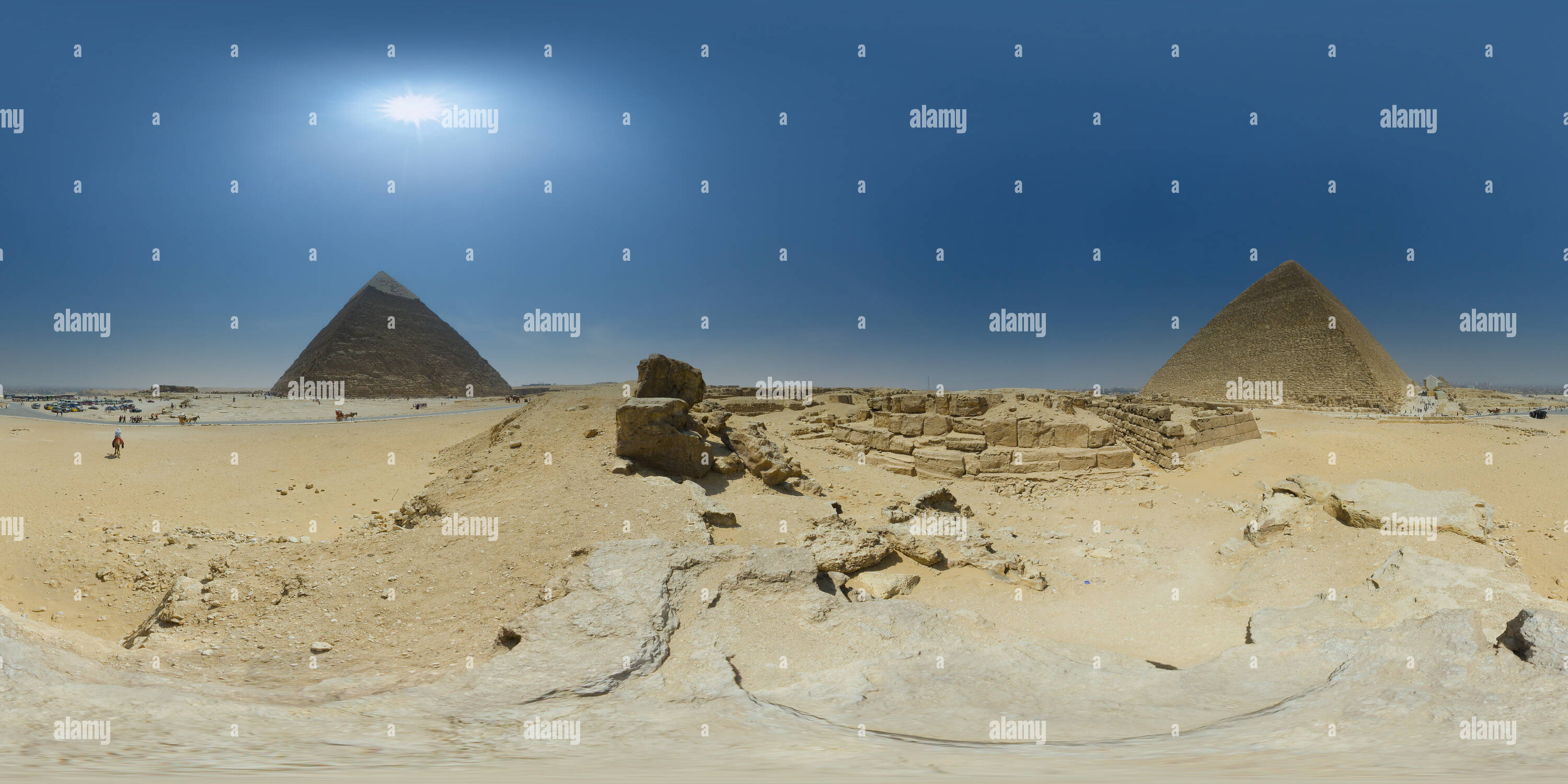 360° view of Western Cemetery - Giza (Cairo, Egypt - Alamy