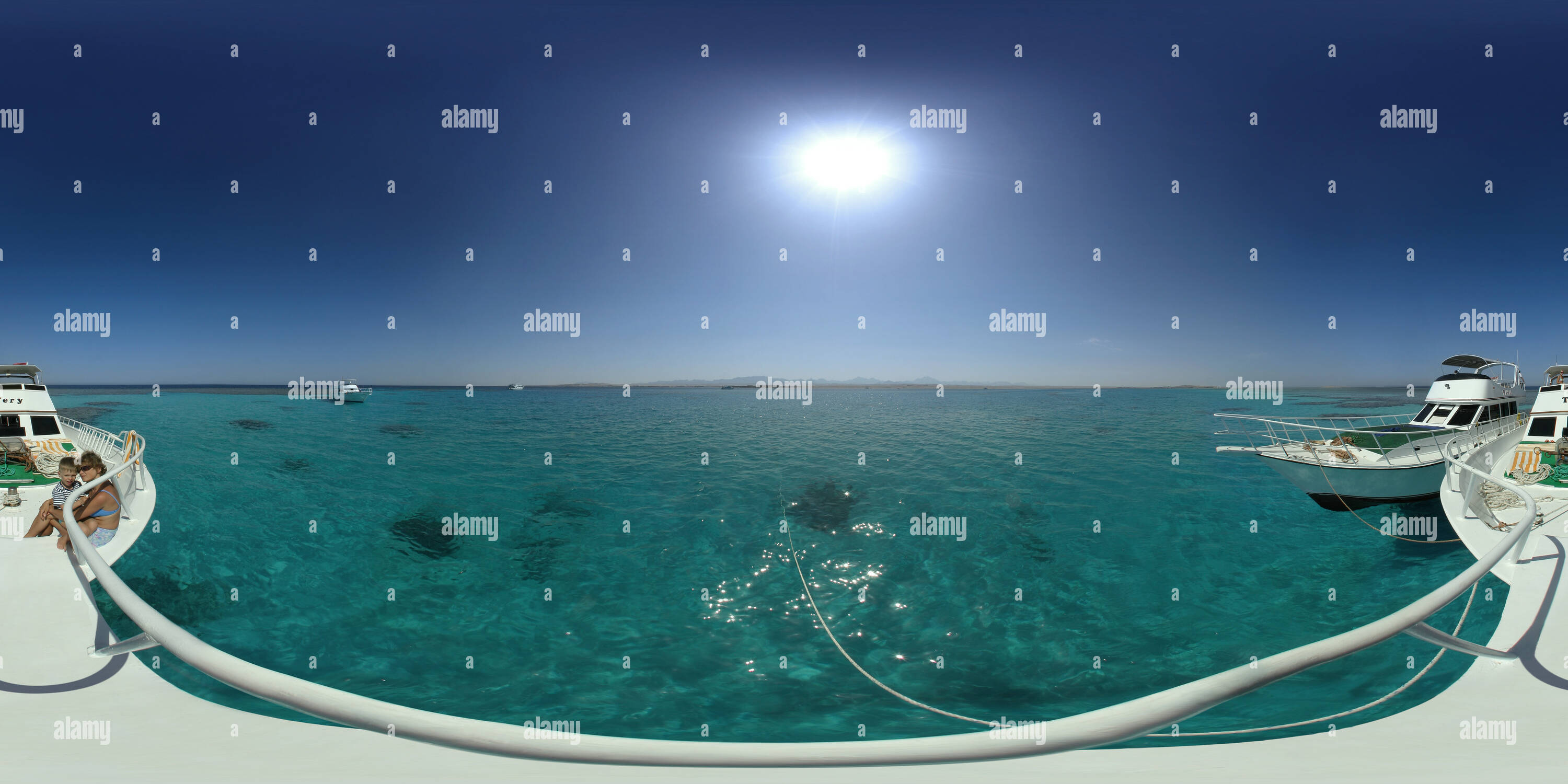 360° view of Boating in Red Sea #1 - Alamy