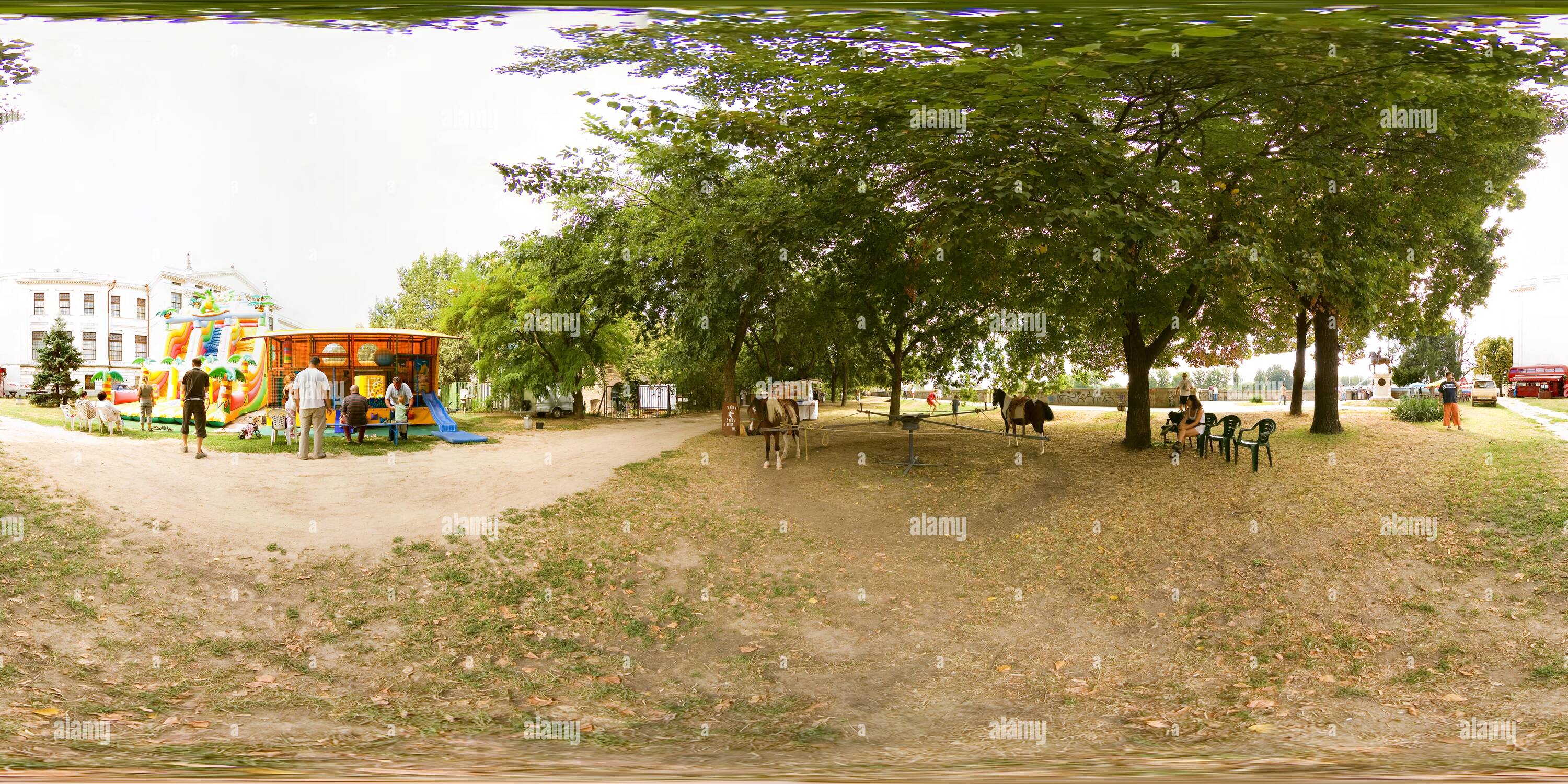 360° view of My little pony in the Museum park - Alamy