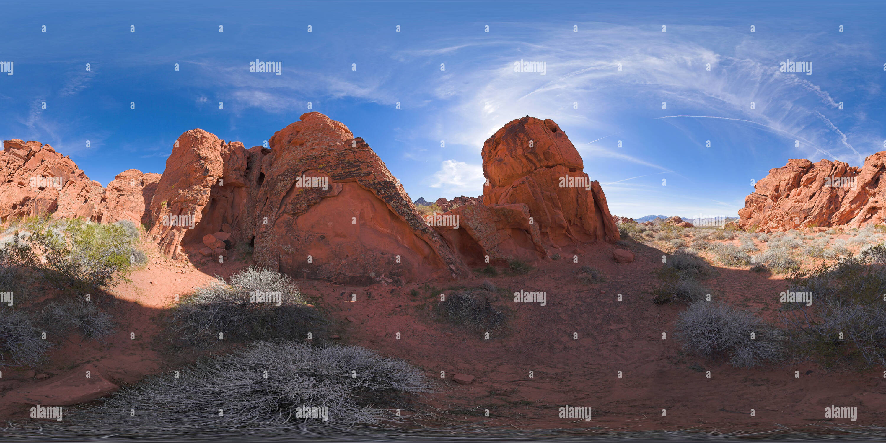 360° view of Lake Mead Wilderness - Alamy