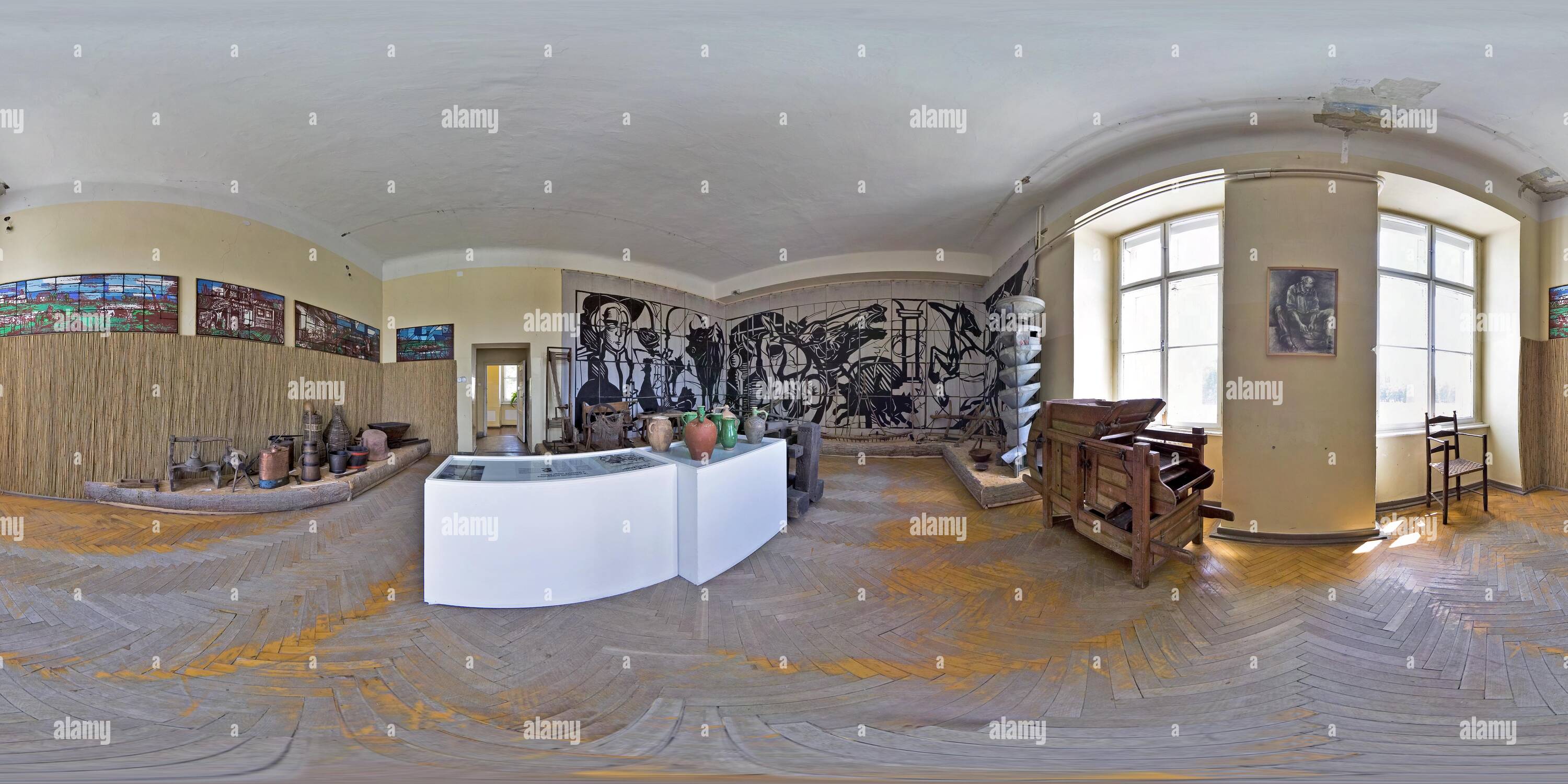 360° view of count Festetics Castle regional historical exhibition - Alamy