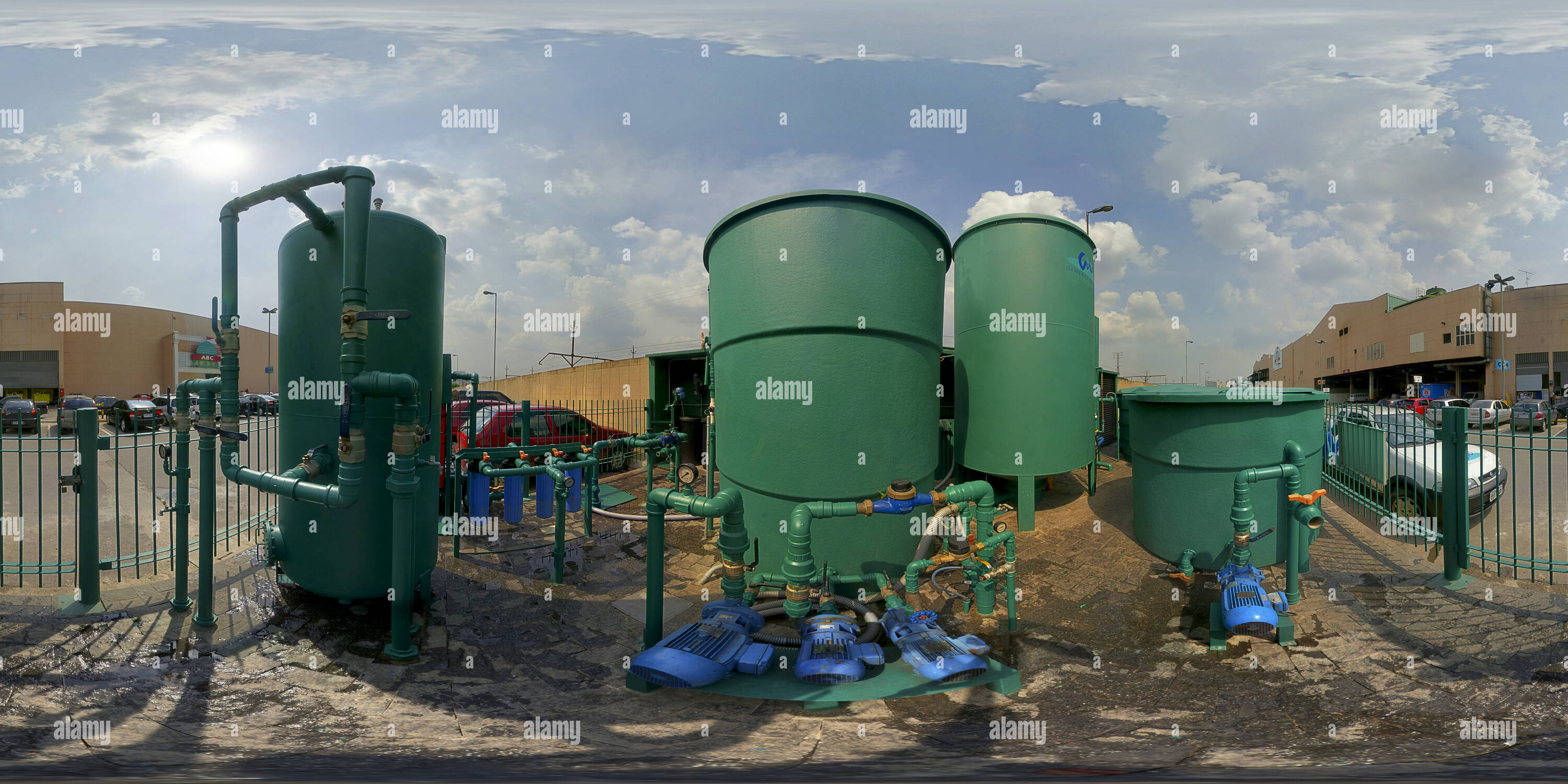360° view of Estação de tratamento de esgoto da General Water no ...