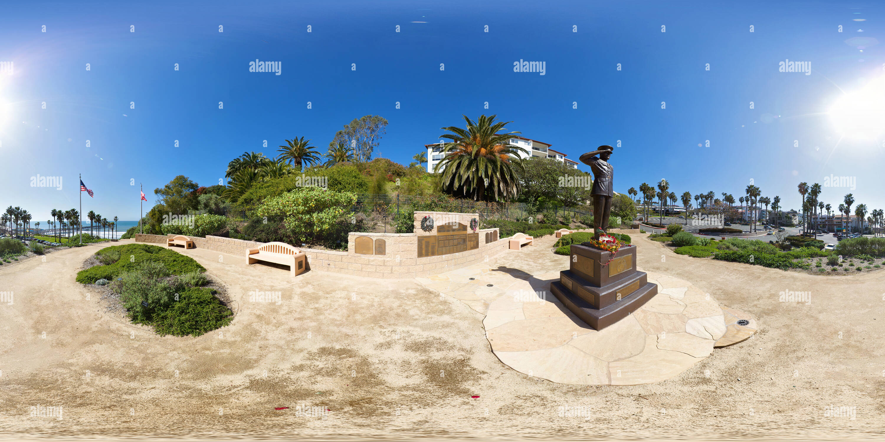 360° view of San Clemente Marine Monument - Alamy