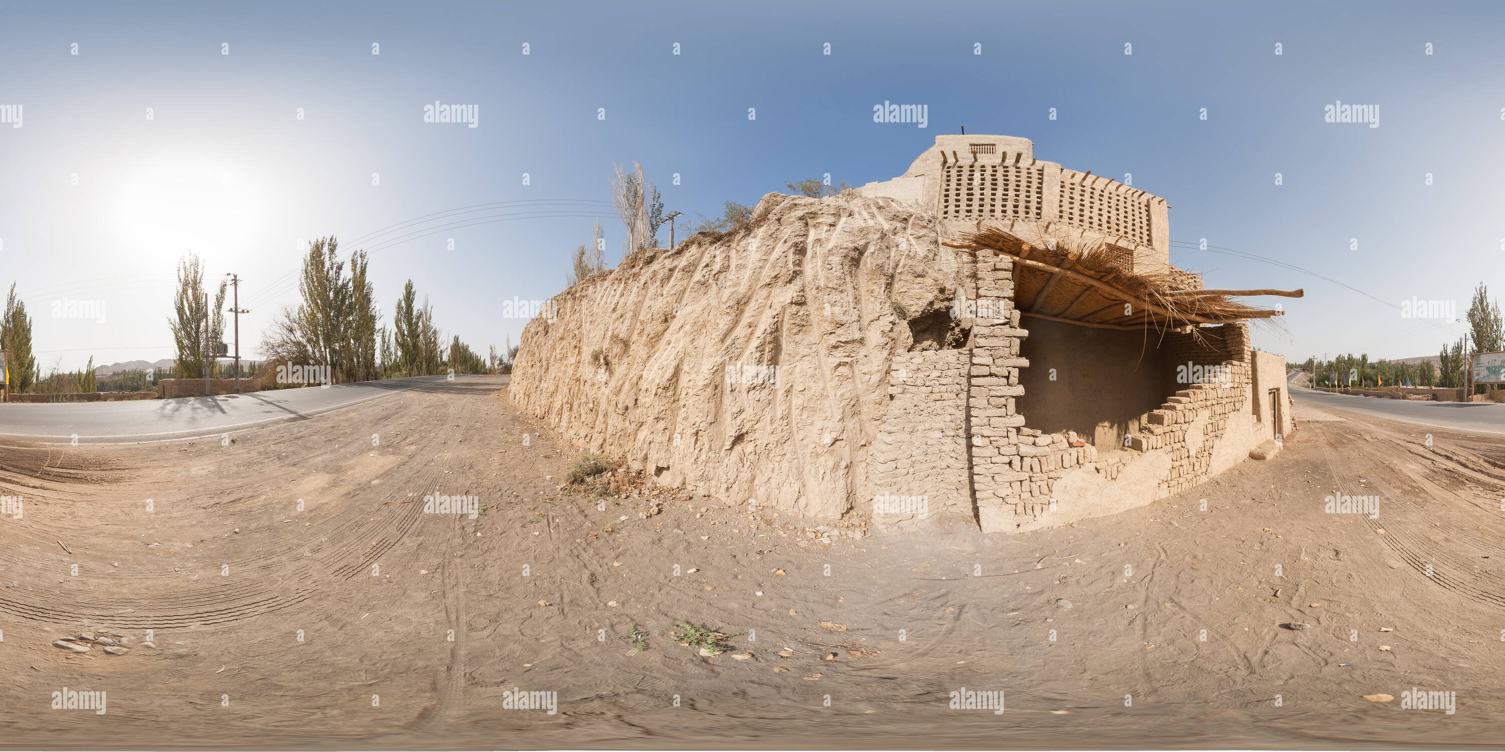 360° view of Turfan Uygur ancient village -1 - Alamy