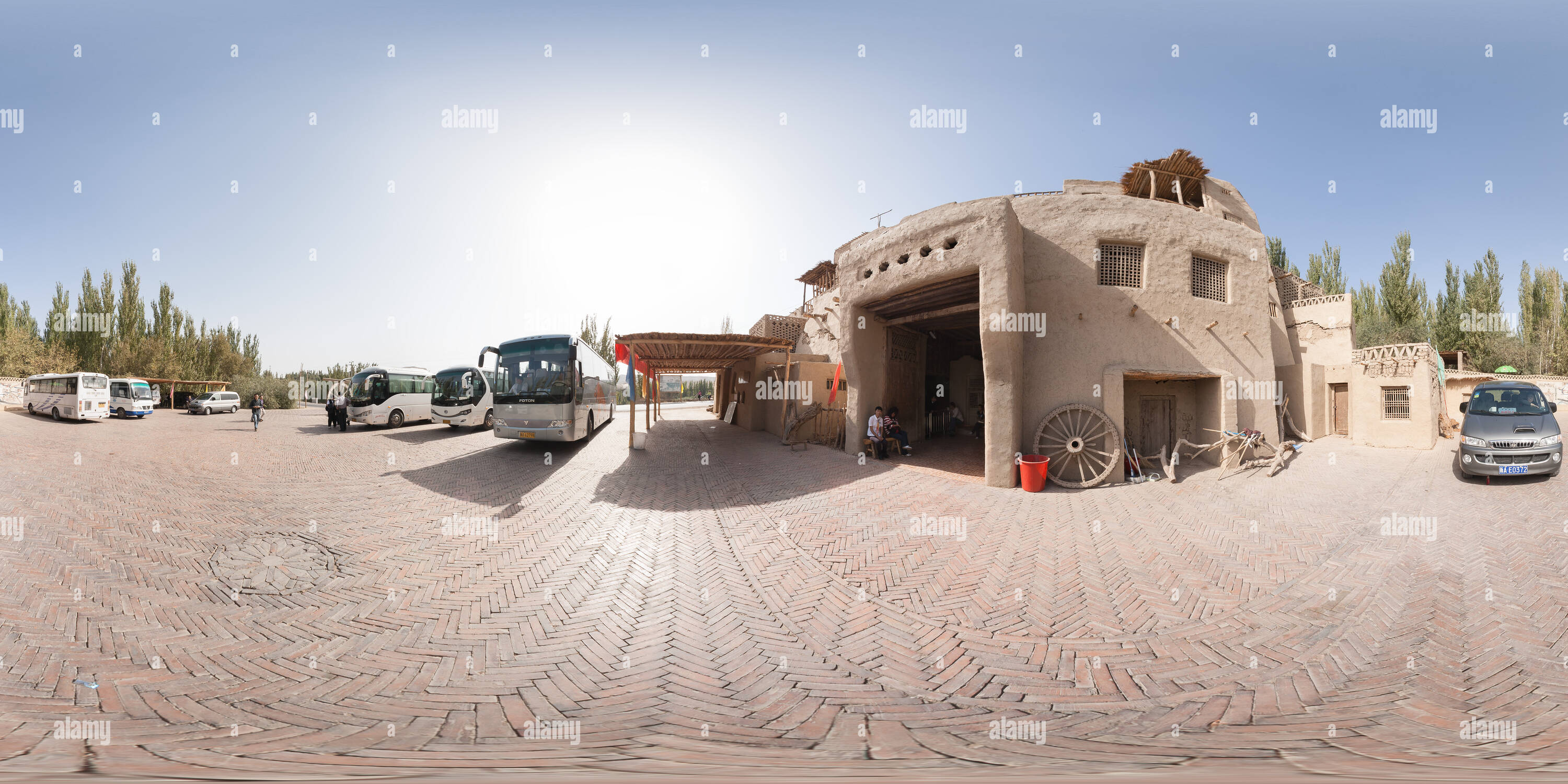 360° view of Turfan Uygur ancient village-2 - Alamy