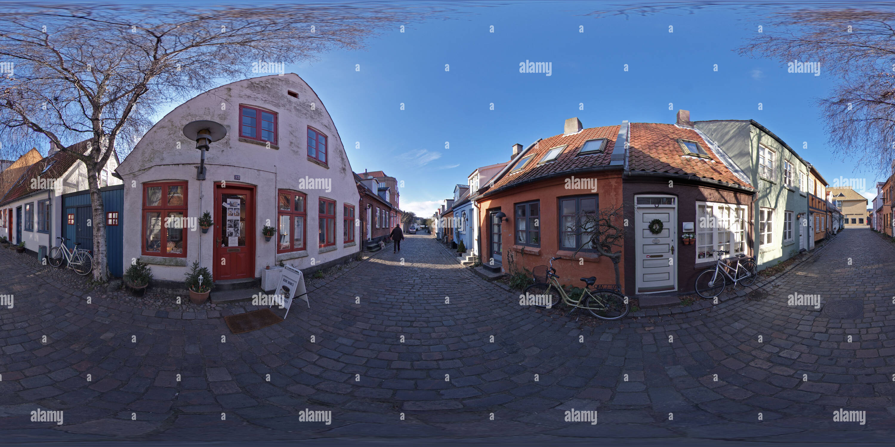 360° view of Tiny Houses at Moellestien - Alamy