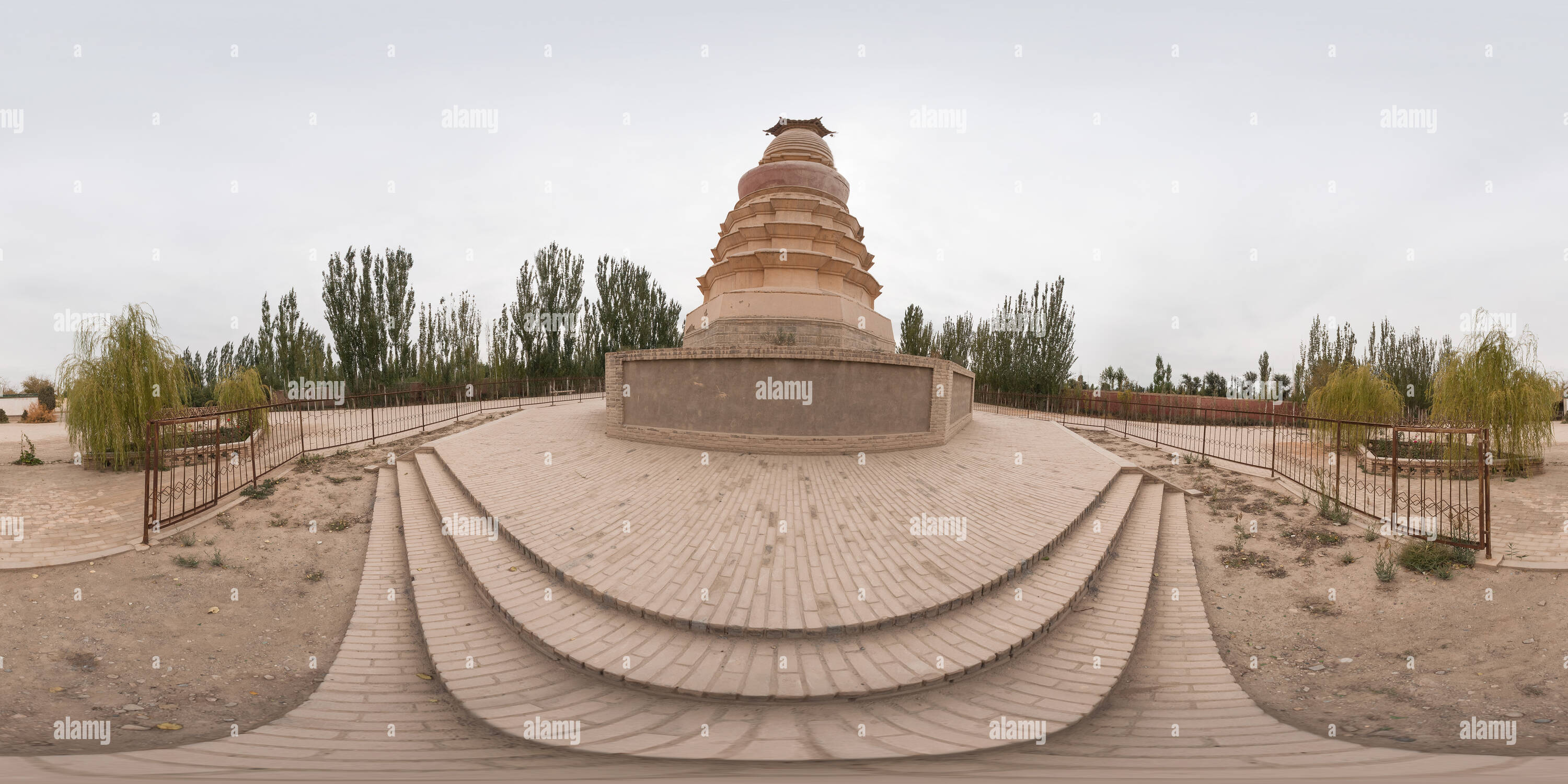 360° view of Dunhuang white Matta - Alamy