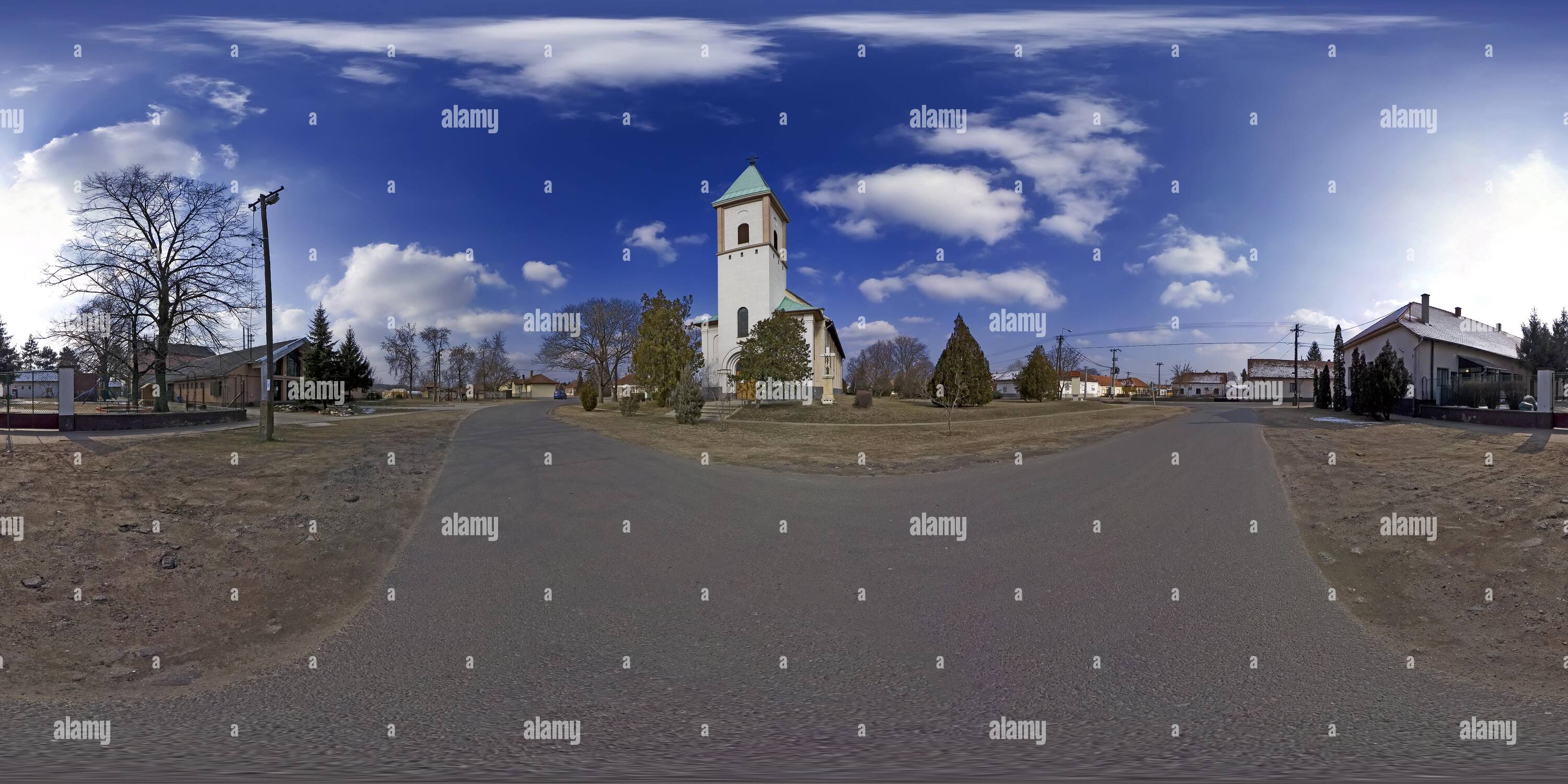 360° view of Big Blessed Virgin Catholic church - Alamy