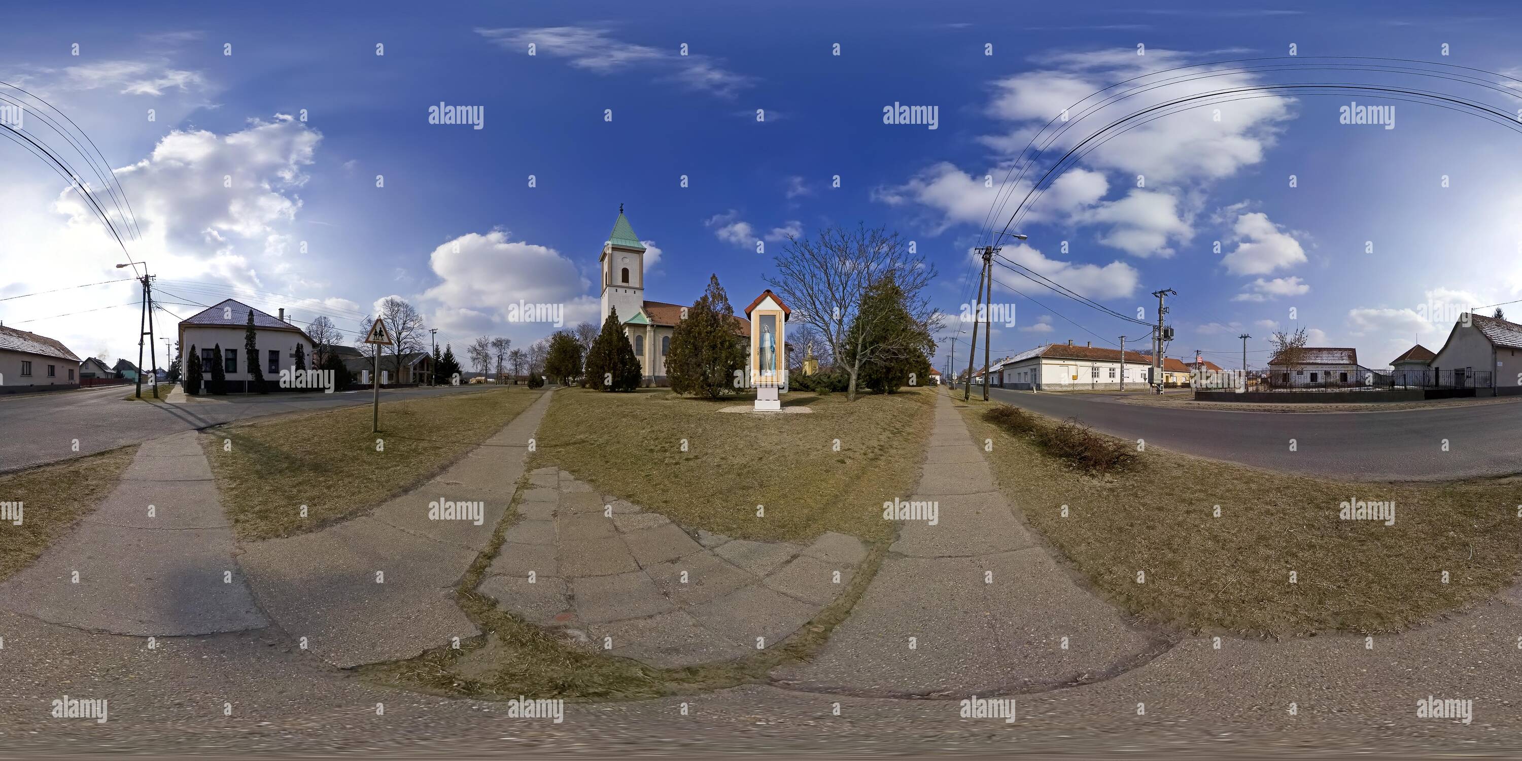 360° view of Big Blessed Virgin - Alamy