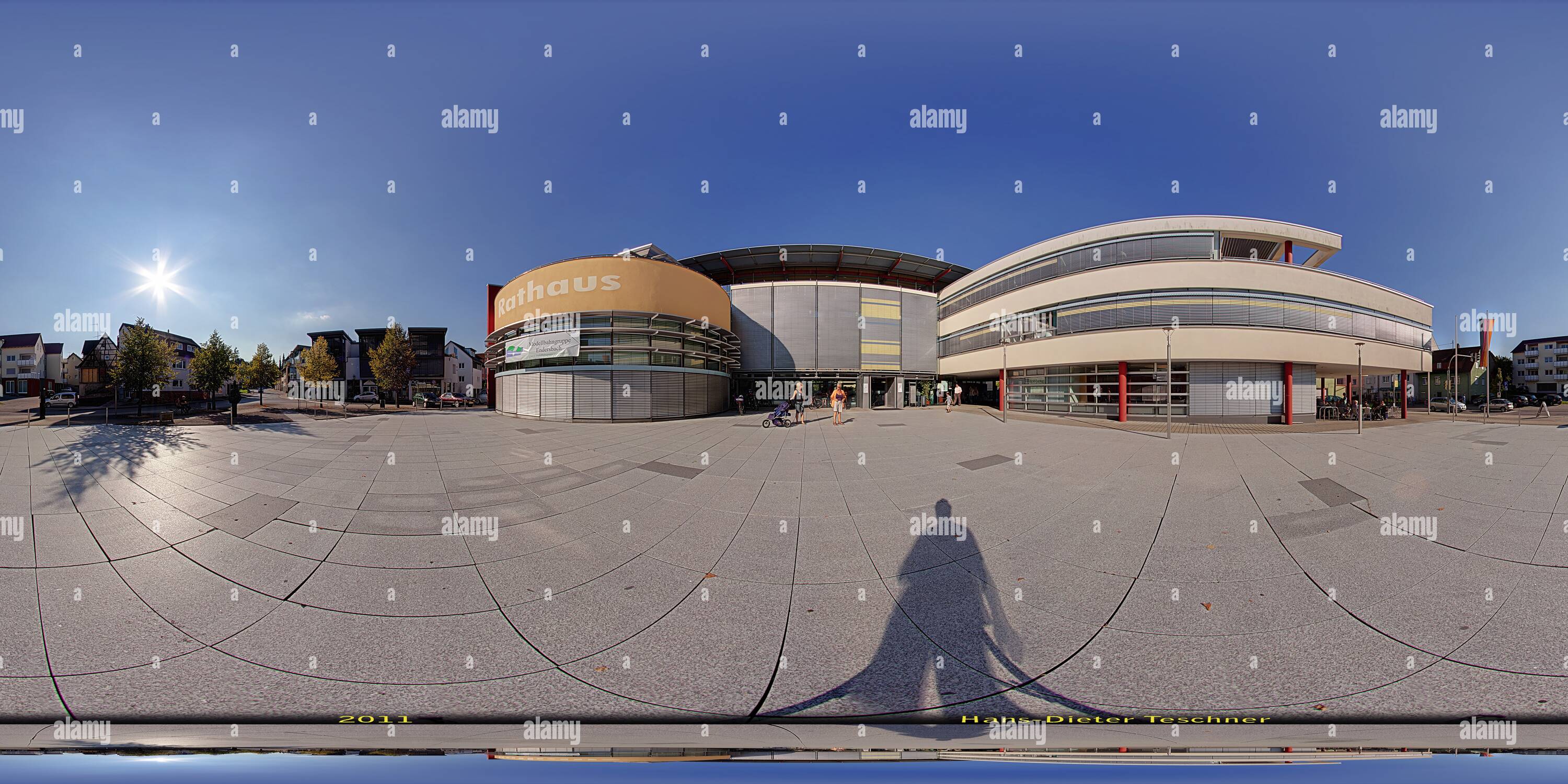 360° view of Rudersberg town hall - Alamy