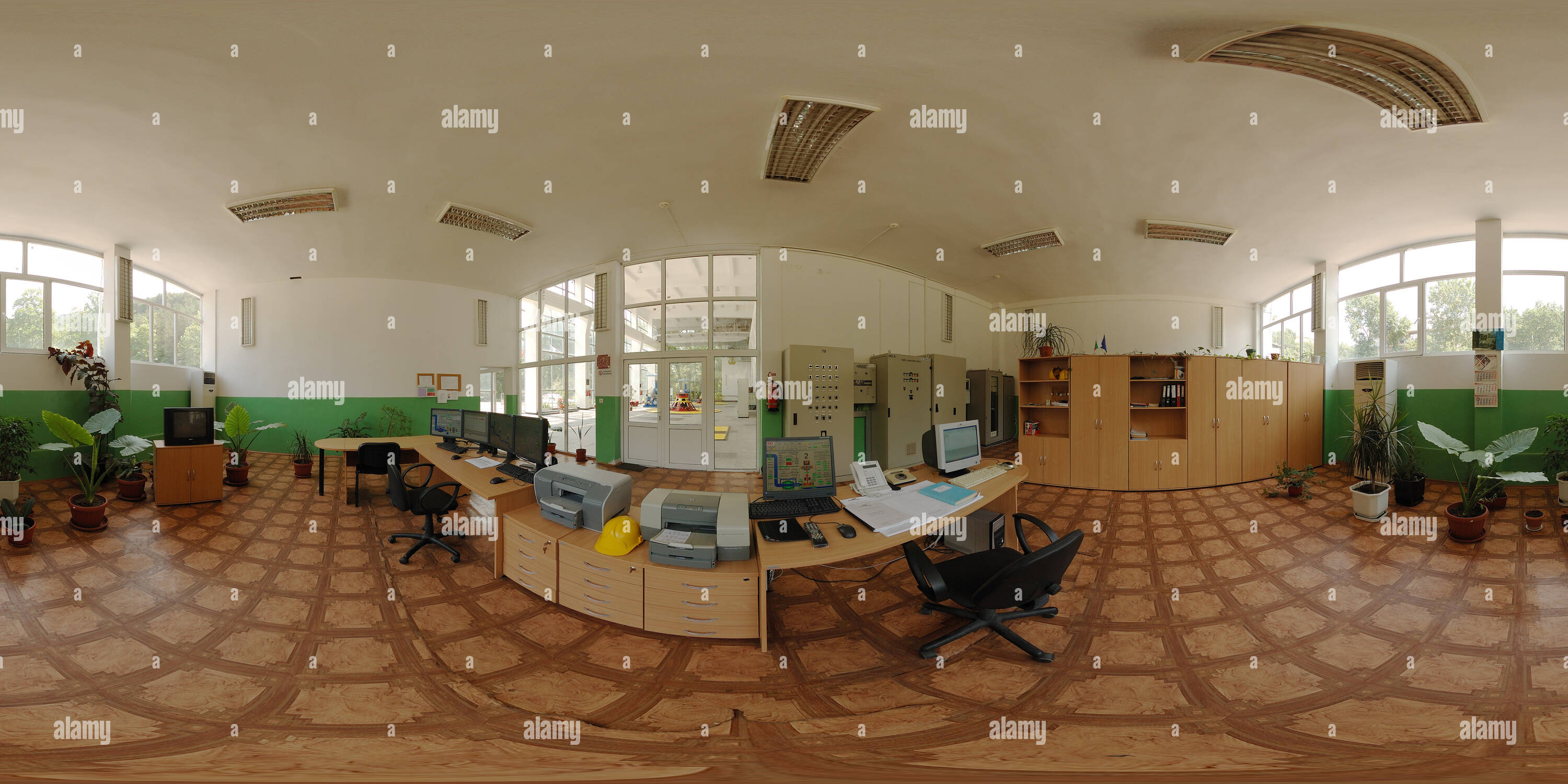 360° view of Control Room - Hydroelectric Power Plant, Sandanski - Alamy