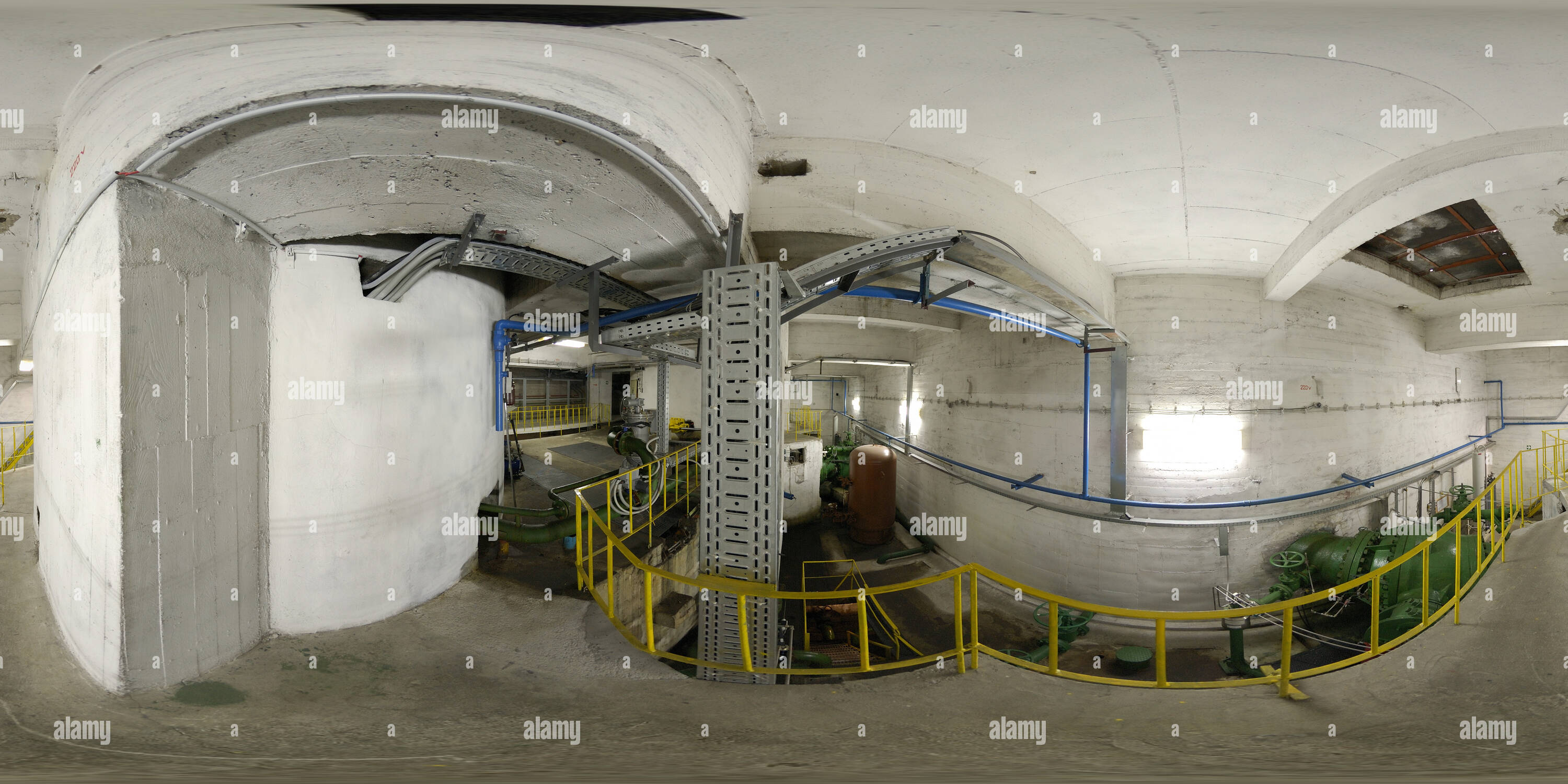 360° view of Lower Turbine Room - Hydroelectric Power Plant, Sandanski ...