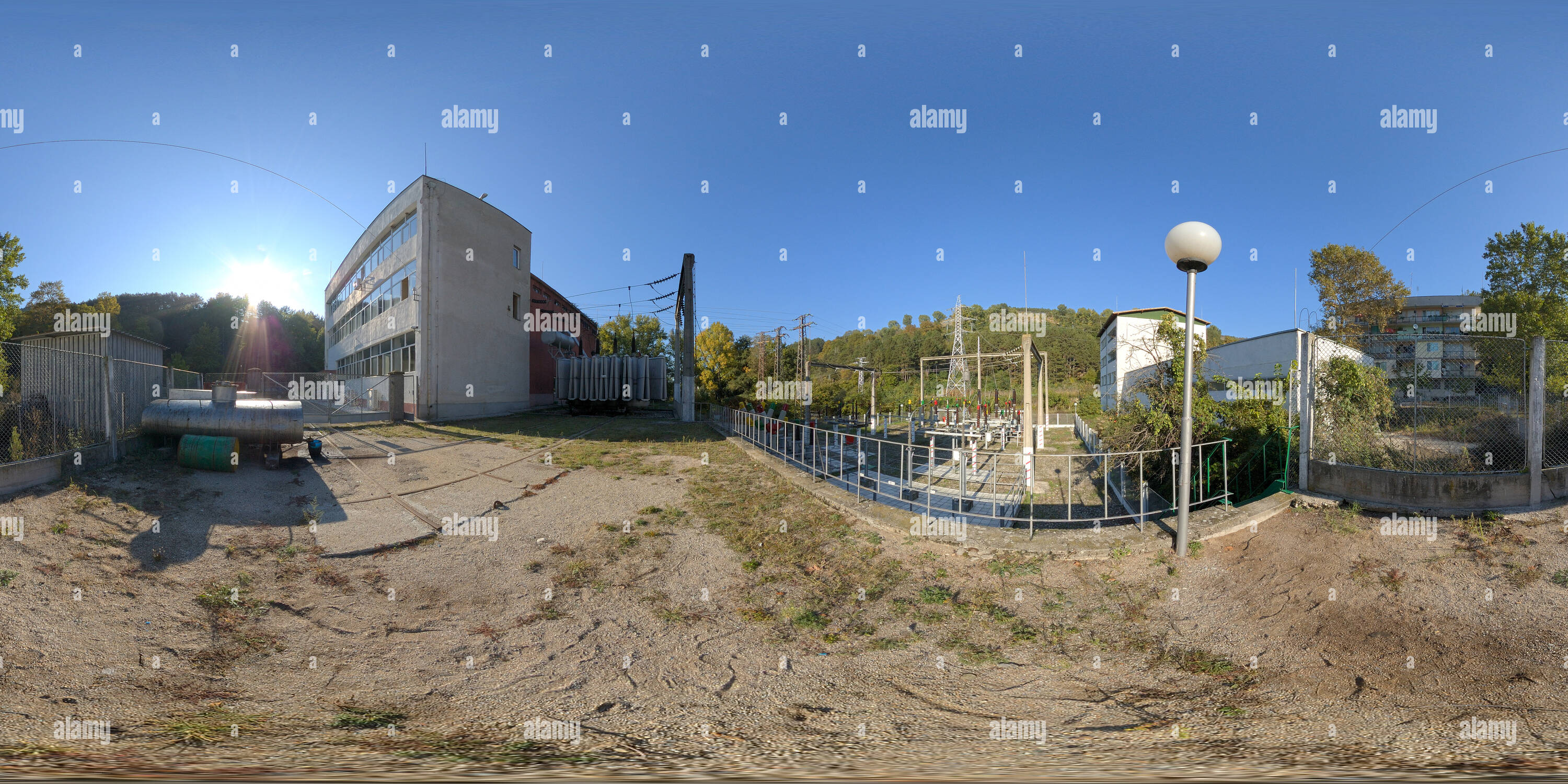360° view of Substation - Hydroelectric Power Plant, Sandanski - Alamy