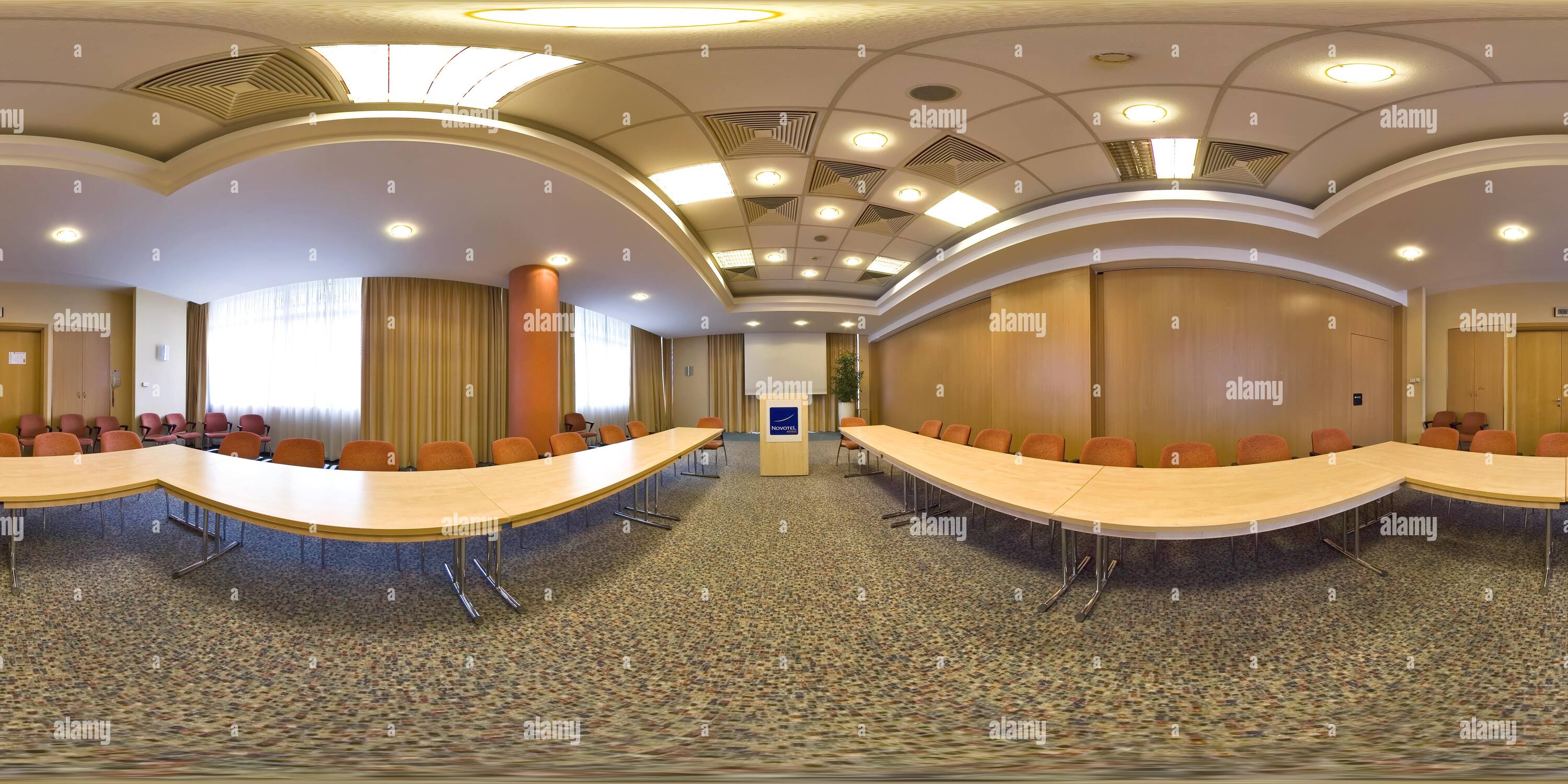 360° view of Novotel Hotel Szeged meeting room inner - Alamy