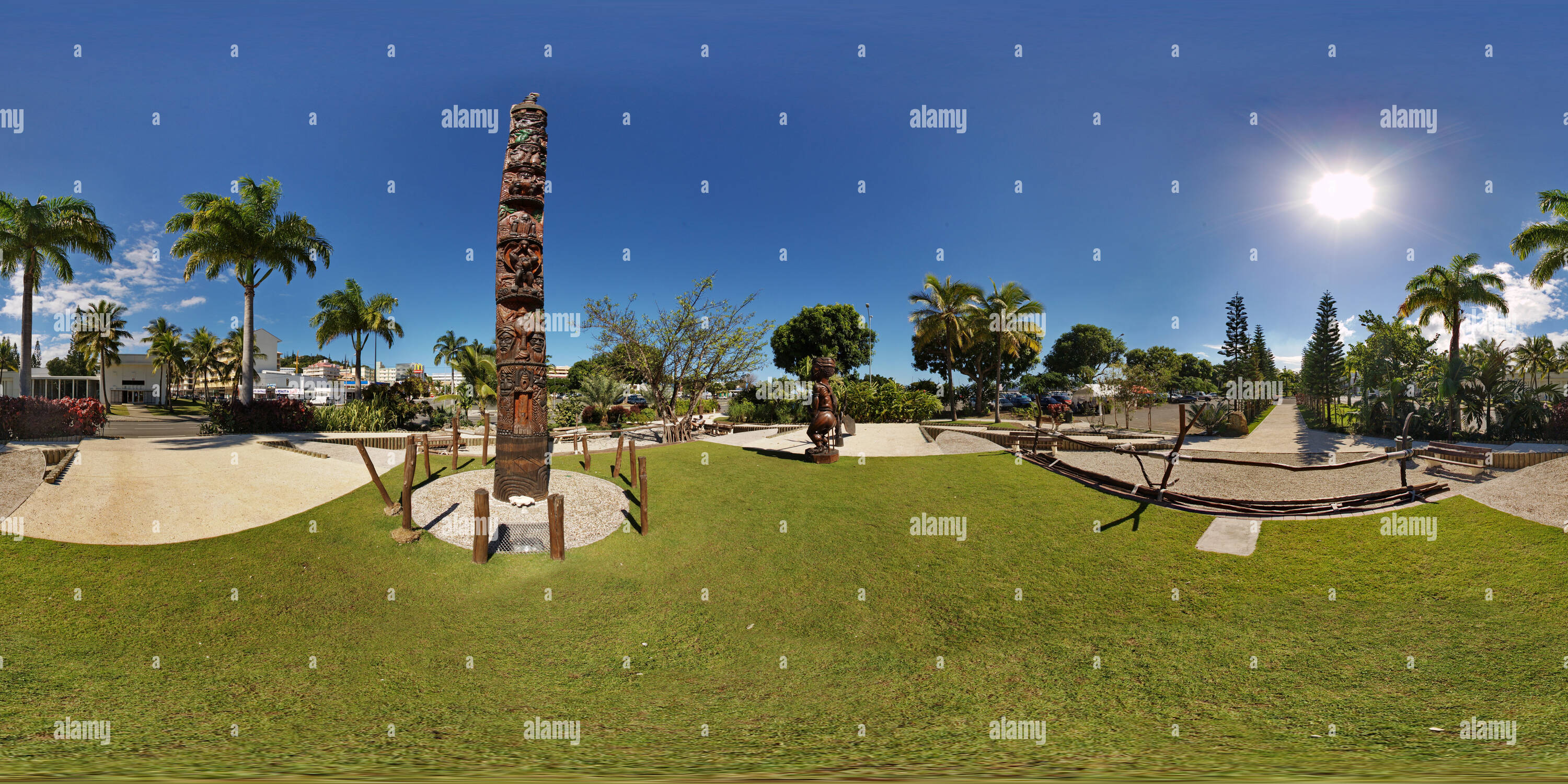 360° view of Mwa Kaa Monument Noumea - Alamy