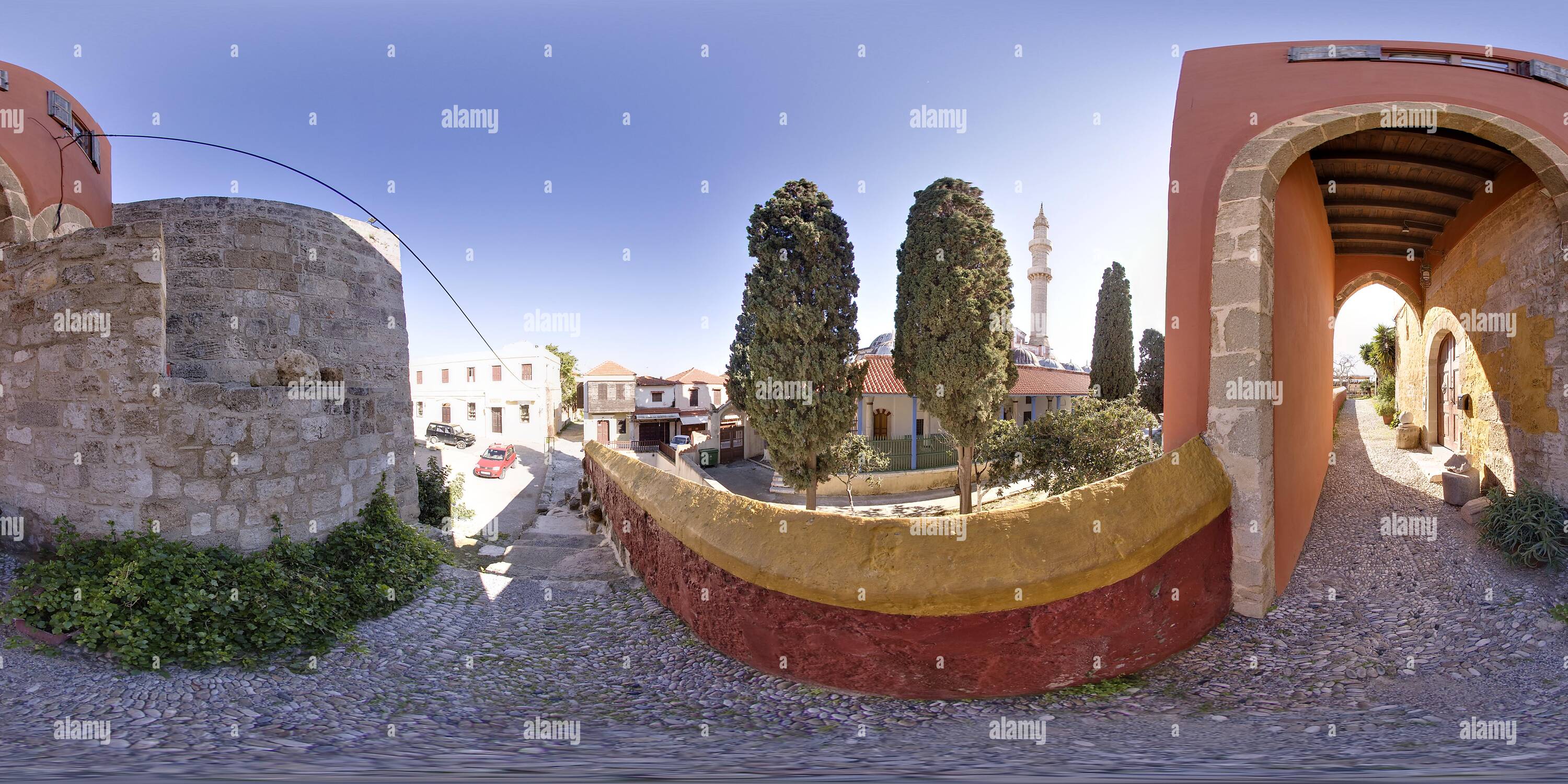The souleiman mosque in rhodes island hi-res stock photography and ...