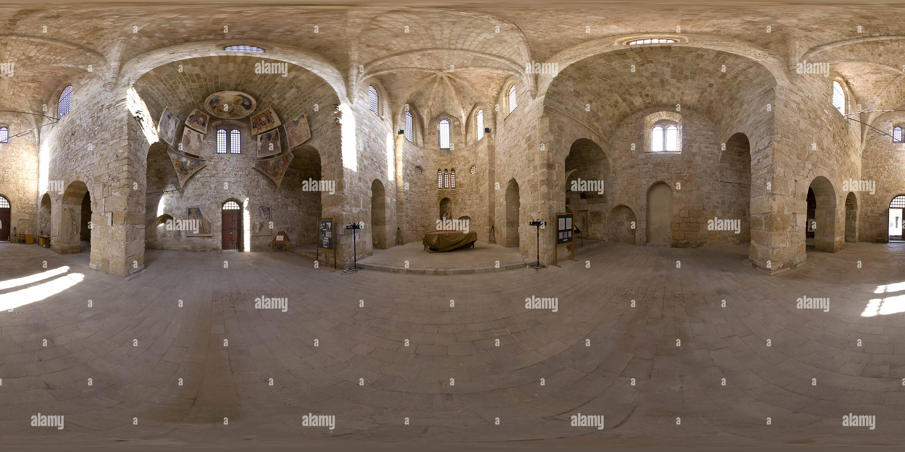 360° view of Church of Our Lady of the Castle - Rhodes, Greece - Alamy