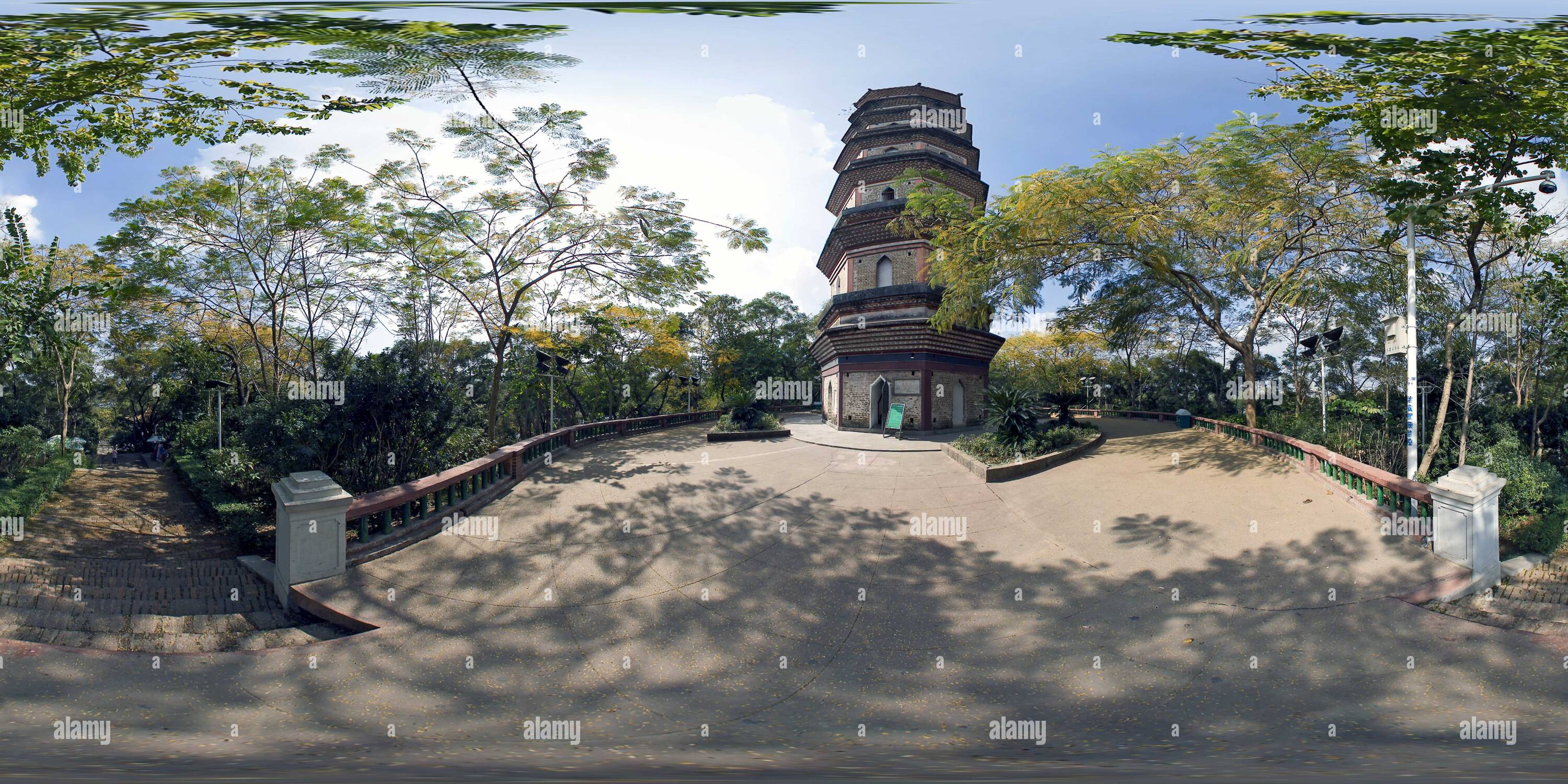 360° view of Huizhou Si River continent tower - Alamy
