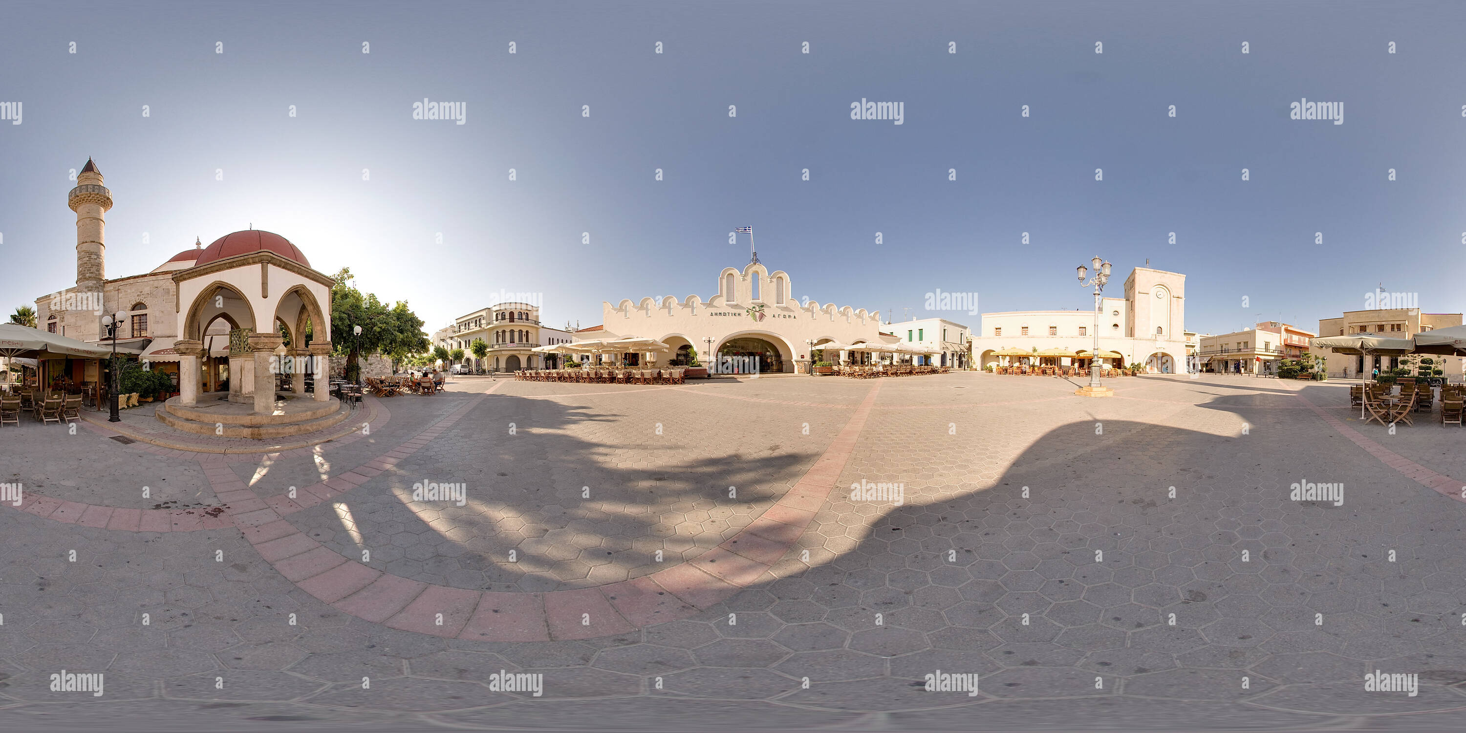 Kos town square hi-res stock photography and images - Alamy
