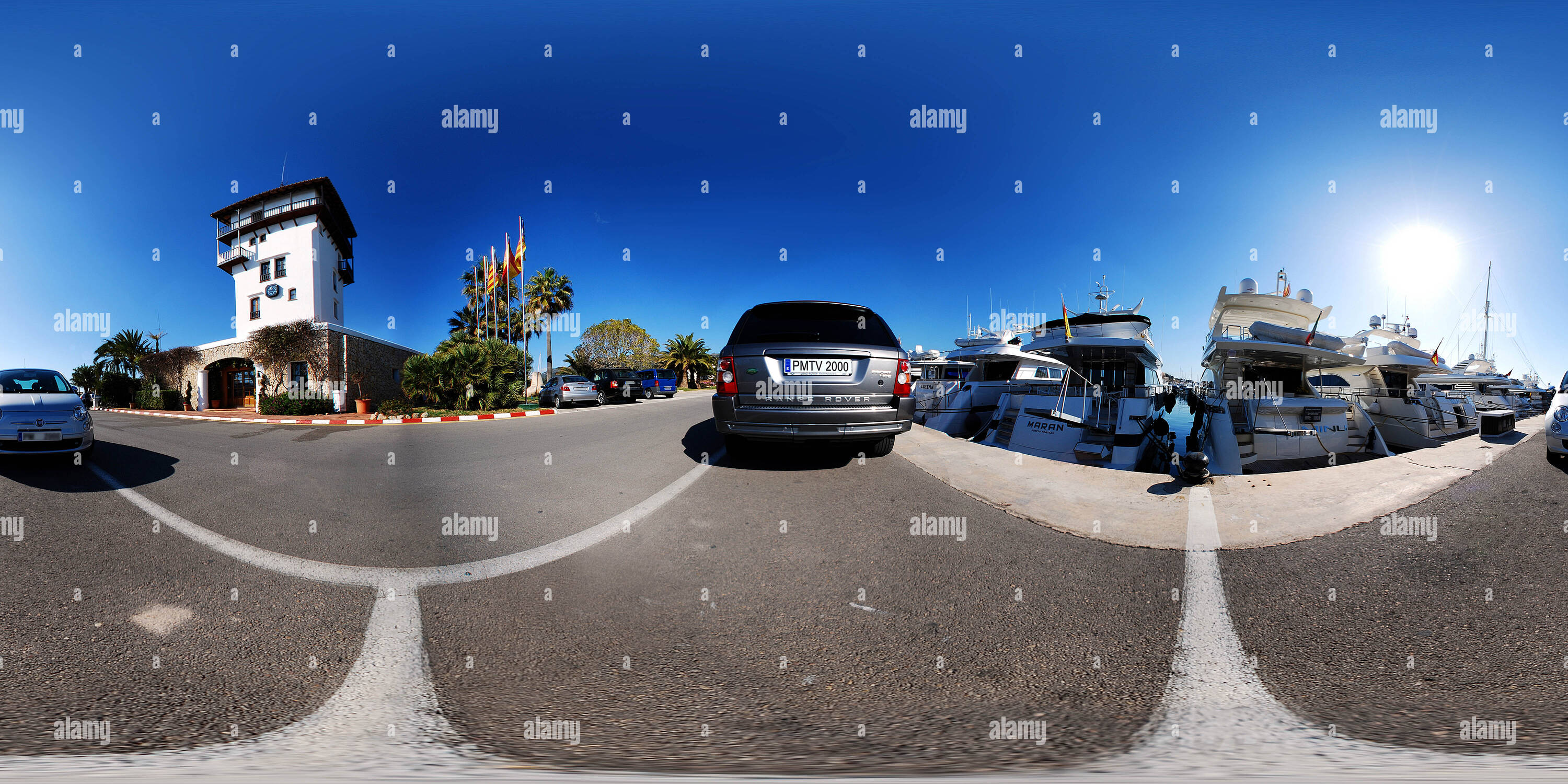 360° view of Port Authority Tower in Puerto Portals - Alamy