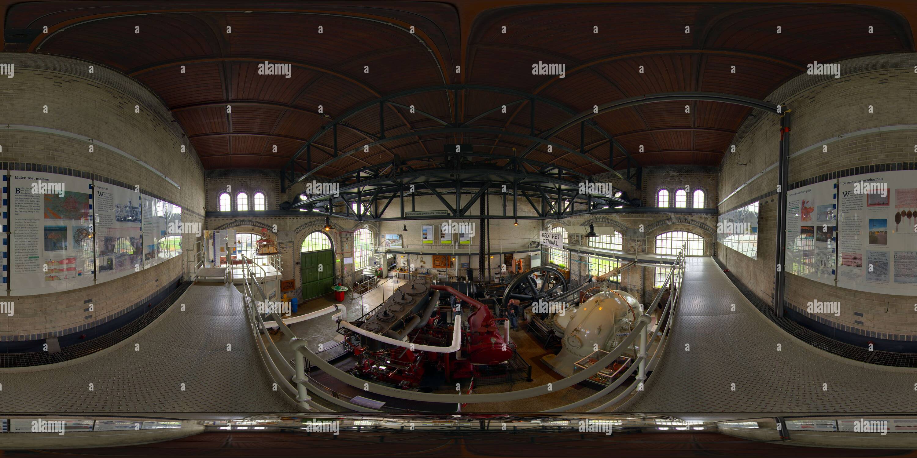360° view of Steam engine museum in Medemblik - Alamy
