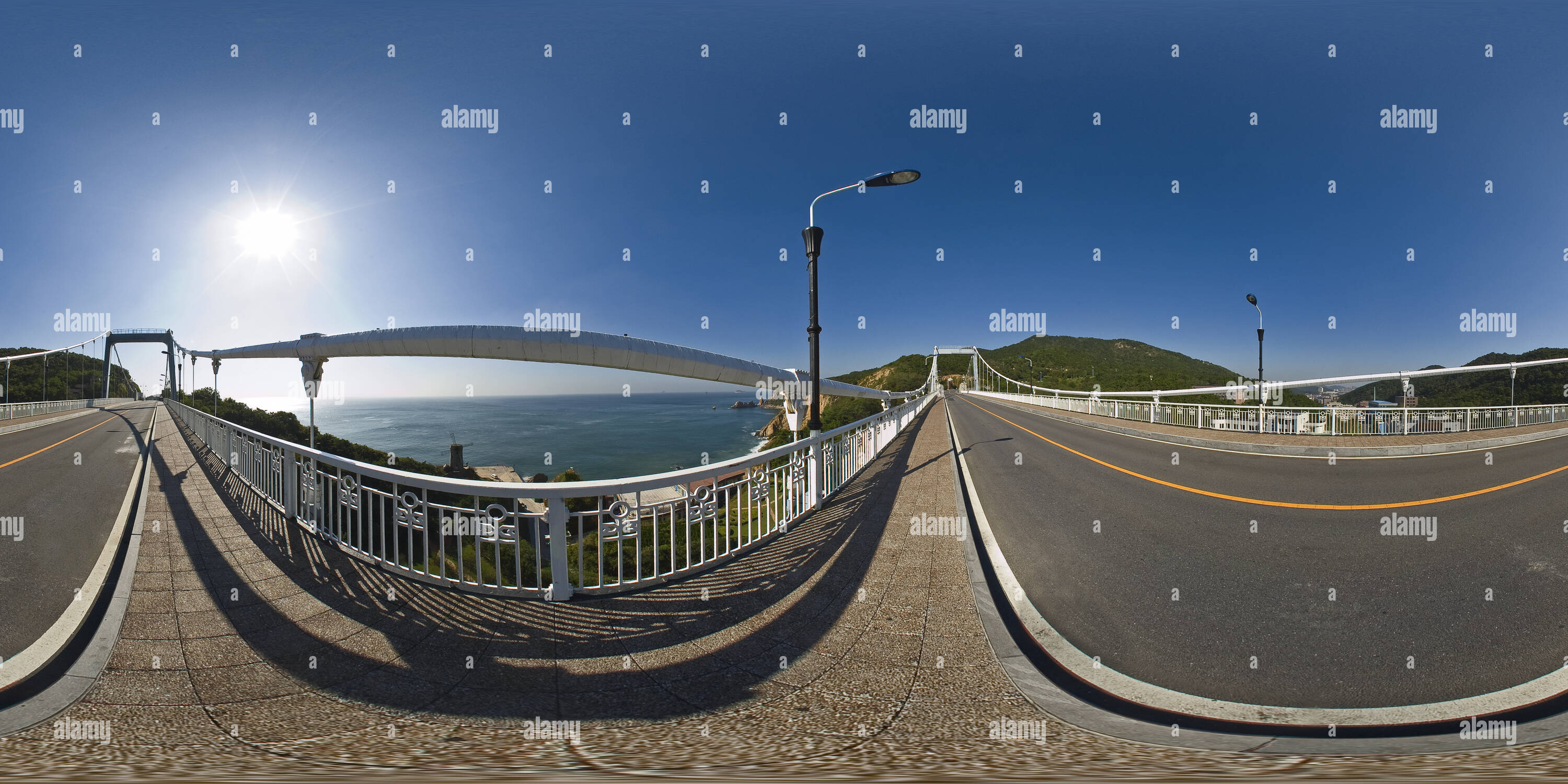 360° view of North Dalian bridge - Alamy