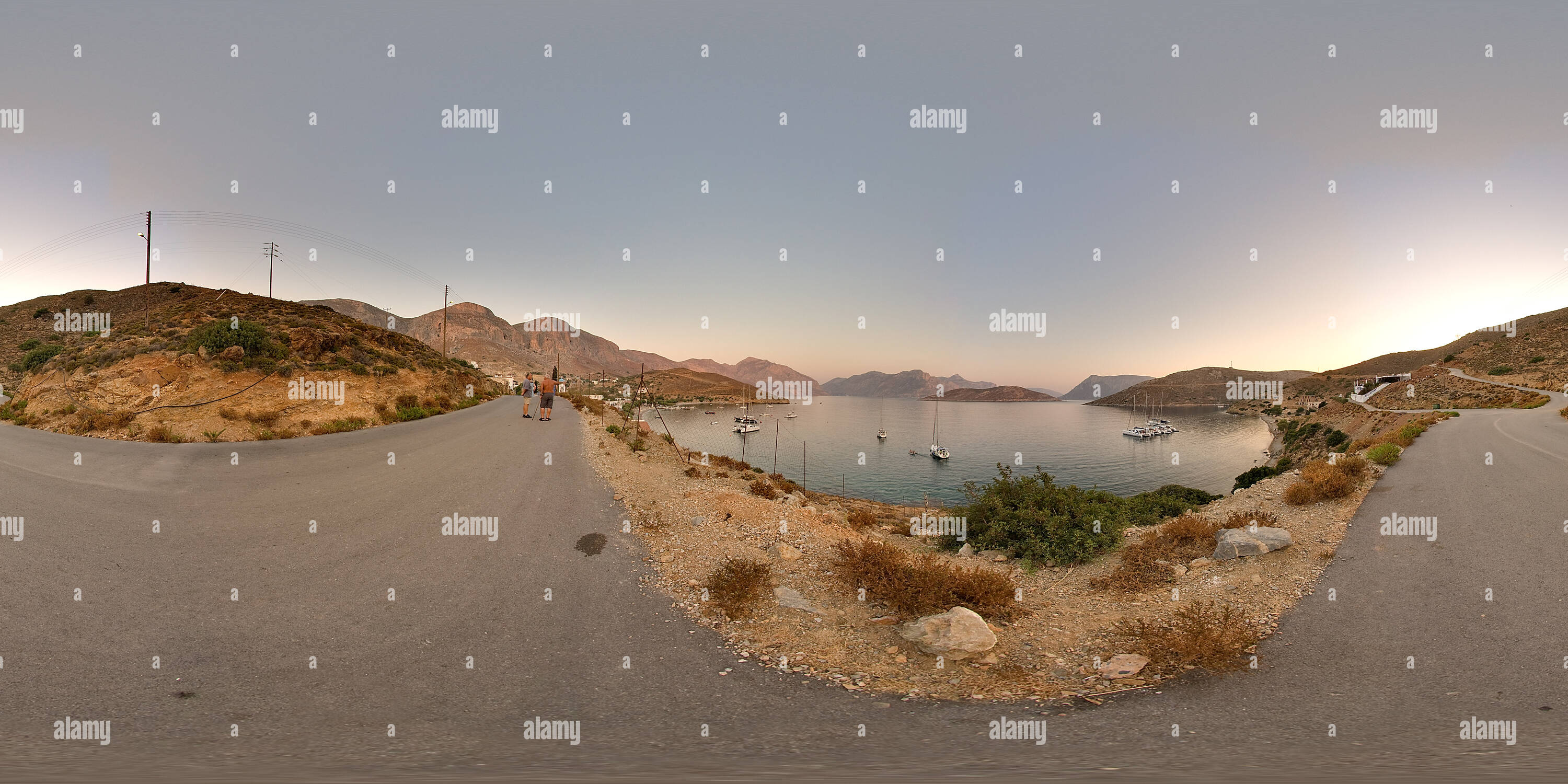 360° view of Sunset at Emborios - Kalymnos - Greece - Alamy