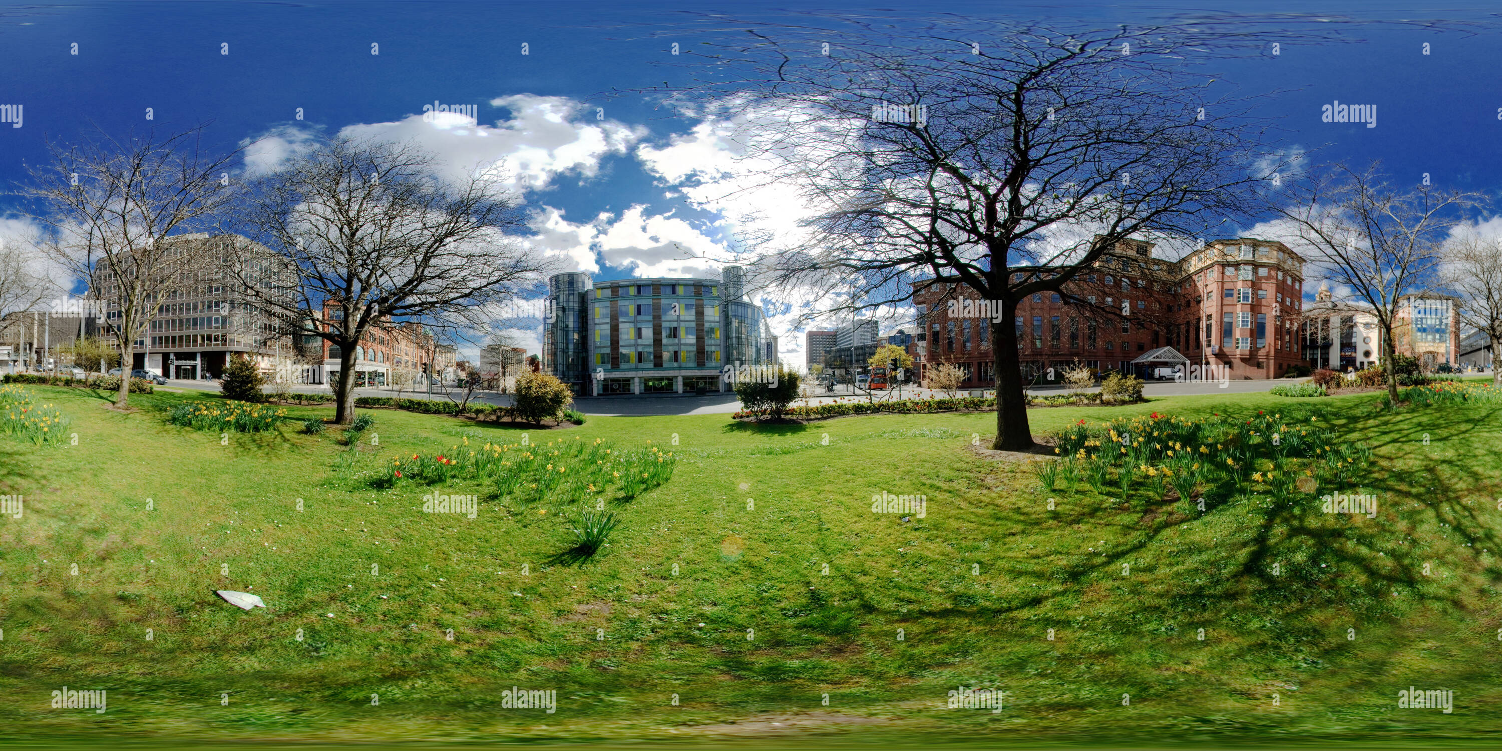 360° view of Upper Parliament St Nottingham Uk - Alamy