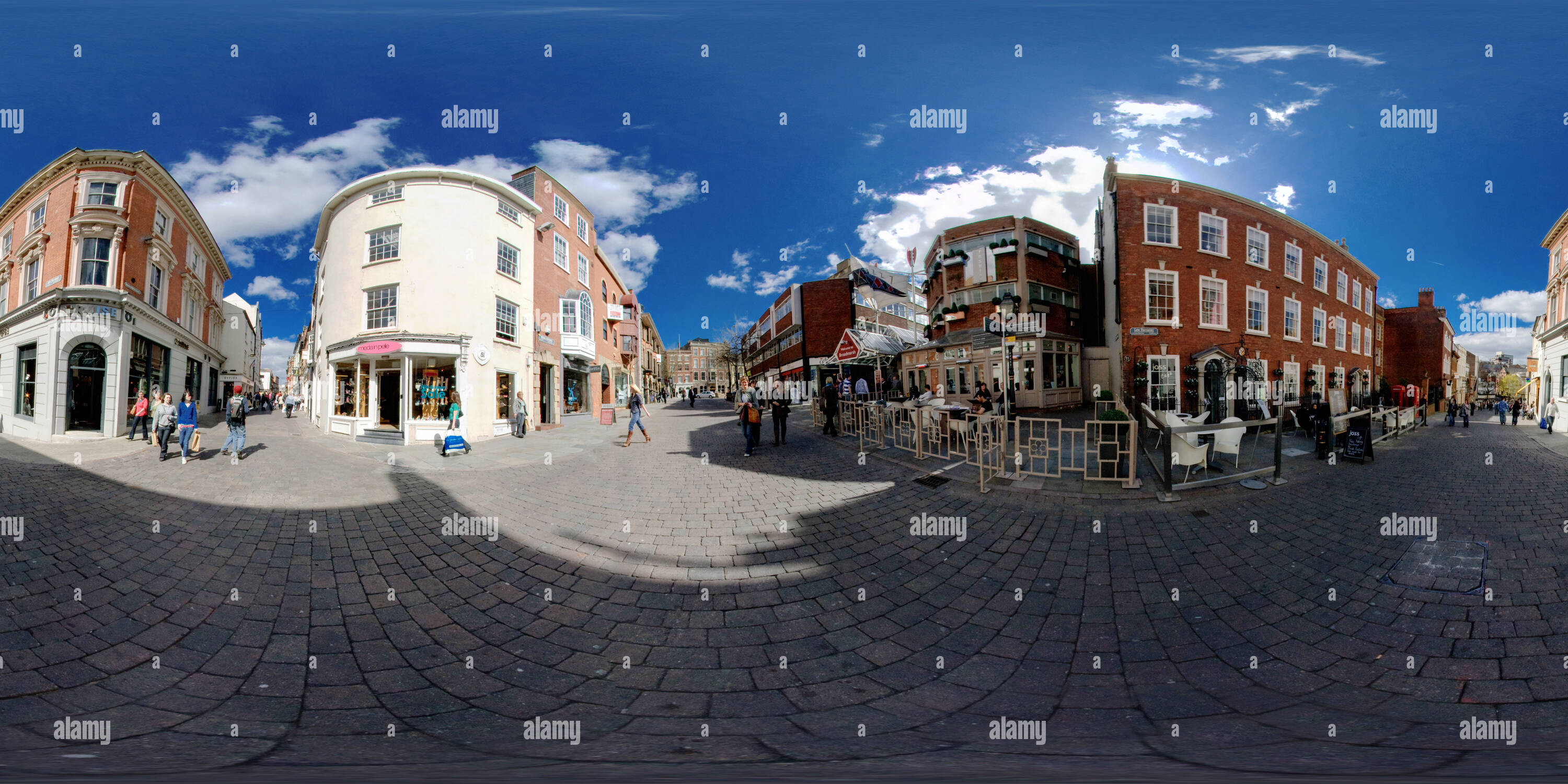 360° view of Middle Pavement Nottingham Uk - Alamy