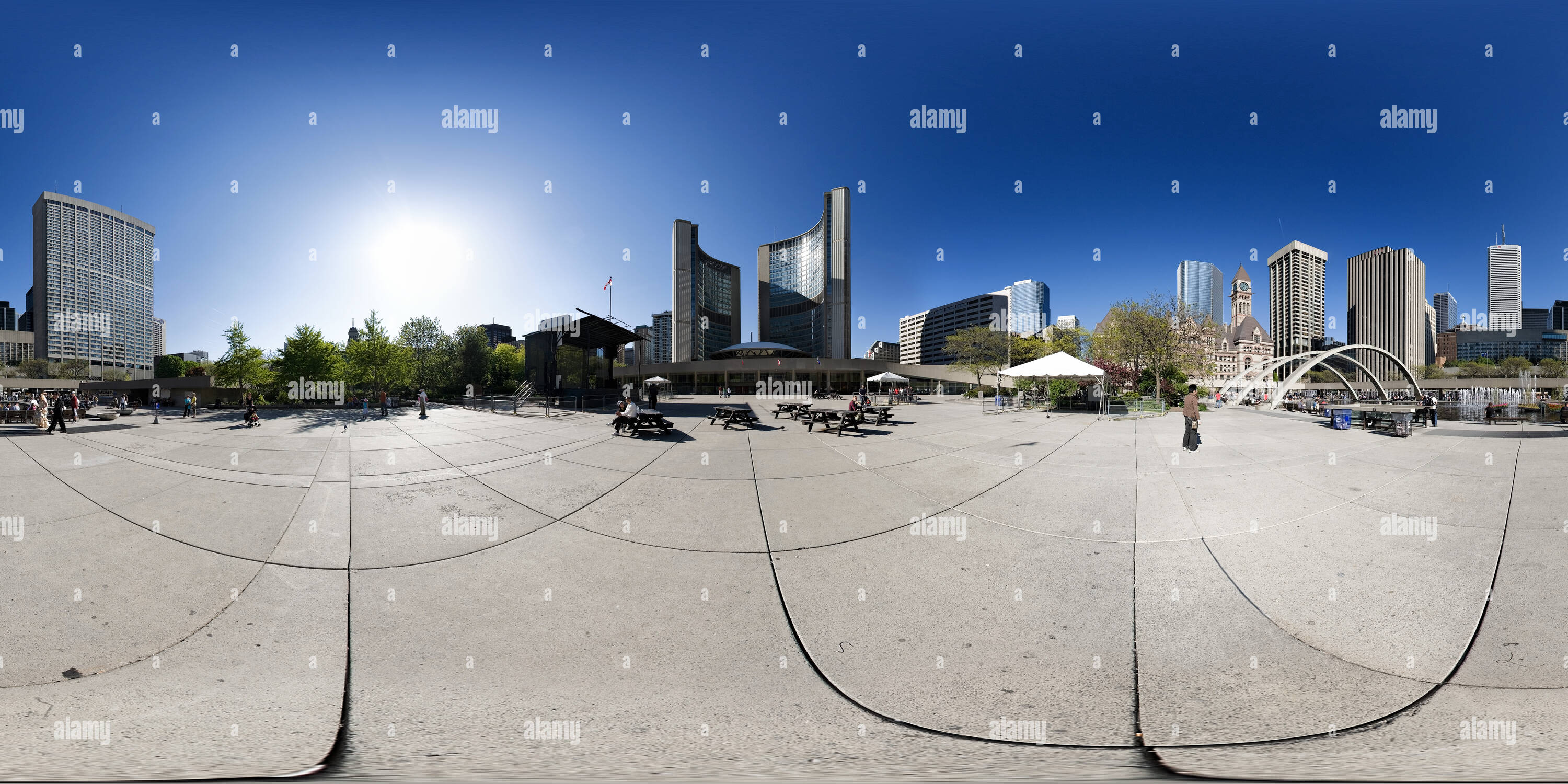 360° view of Toronto City Hall - Alamy
