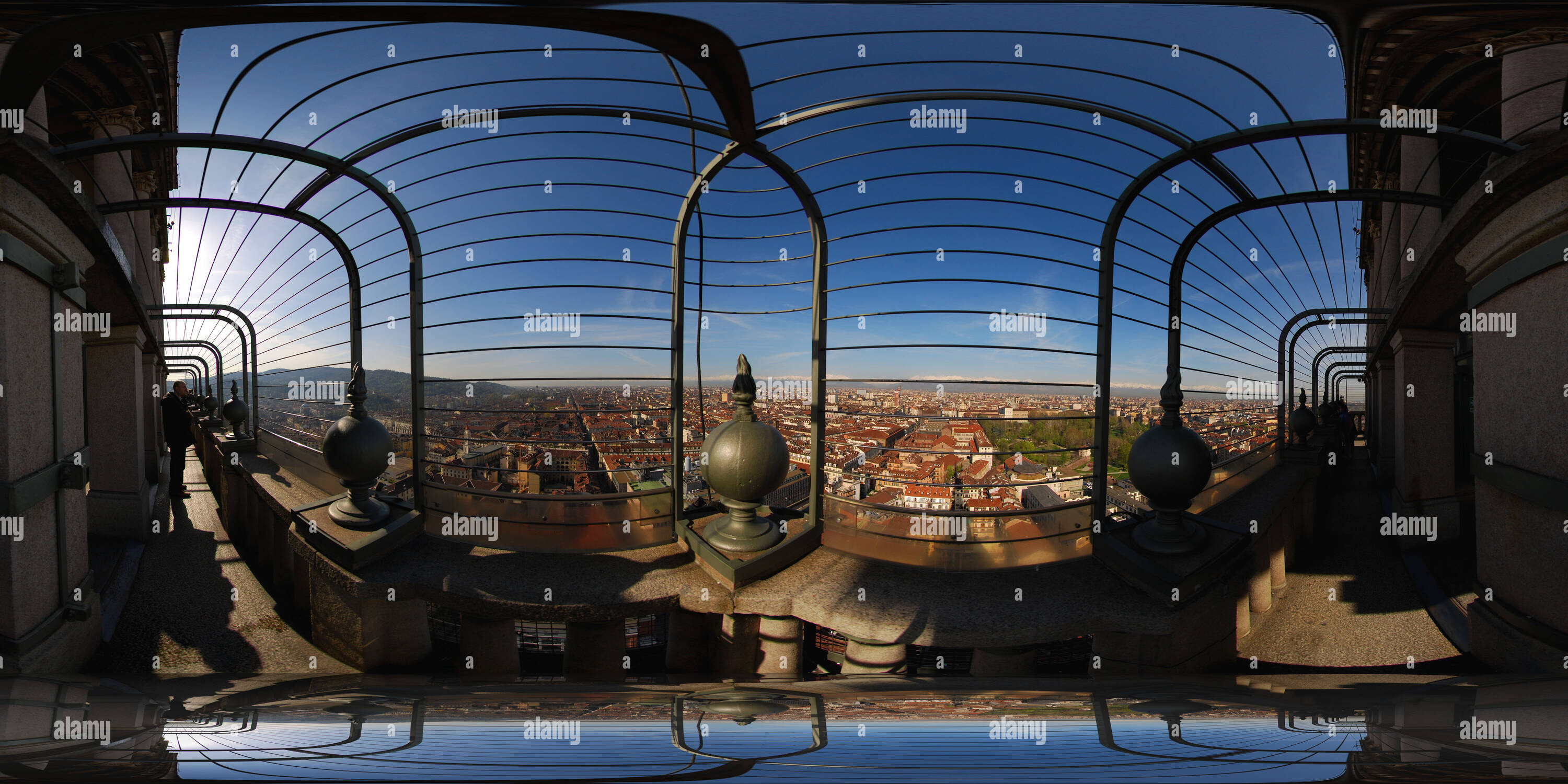 360° view of Mole Antonelliana, the temple under the pinnacle - Alamy