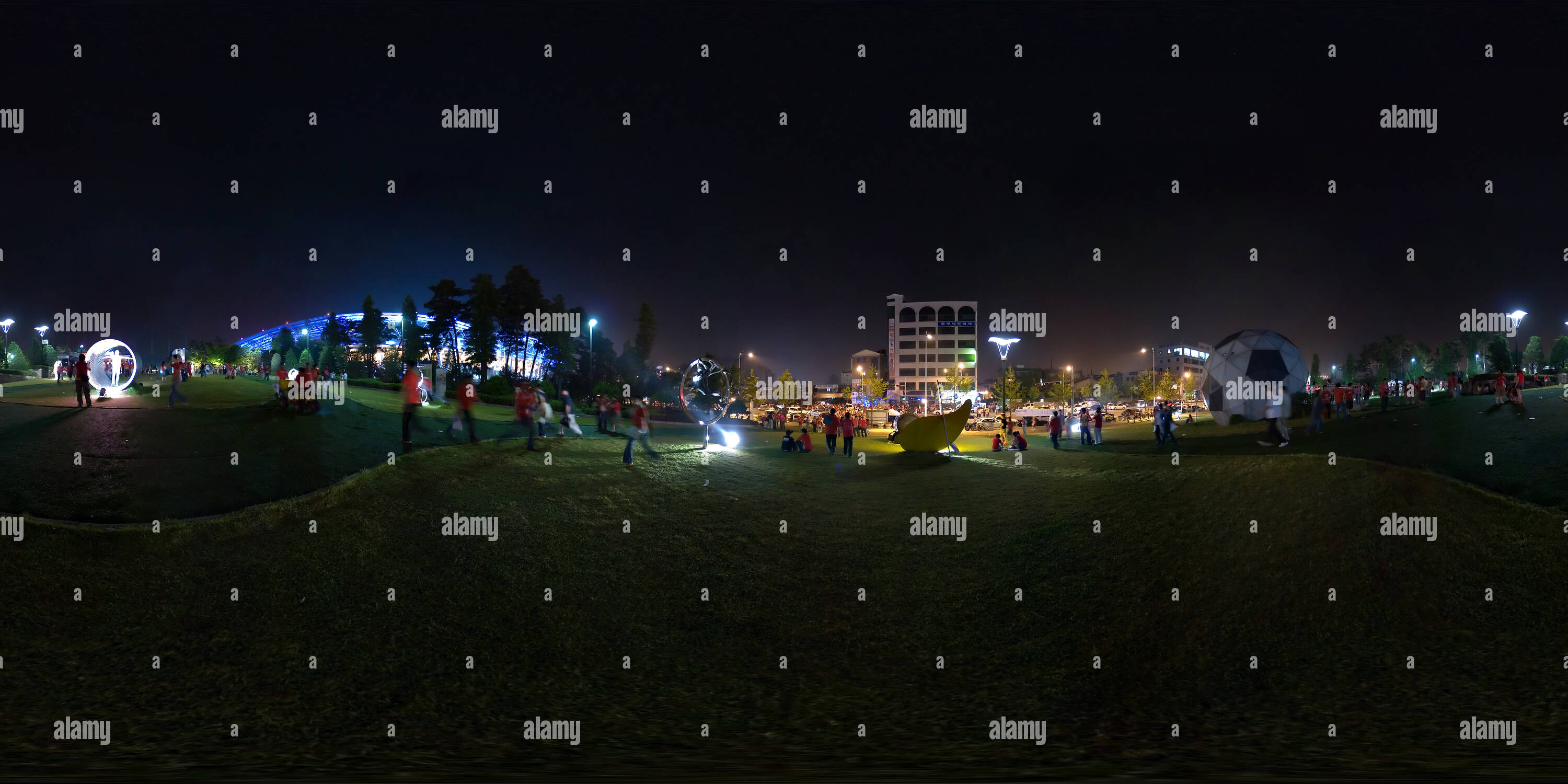 360° view of World Cup 2006 - Suwon Stadium Park - Alamy