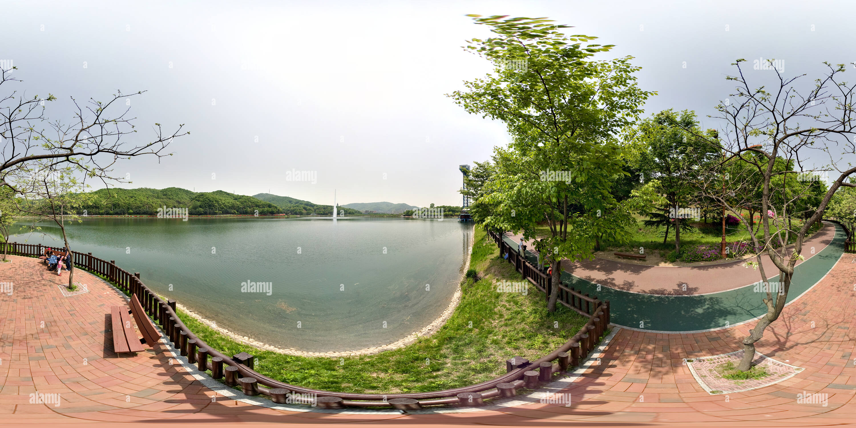 360° view of Yultong Park - Rest area - Alamy