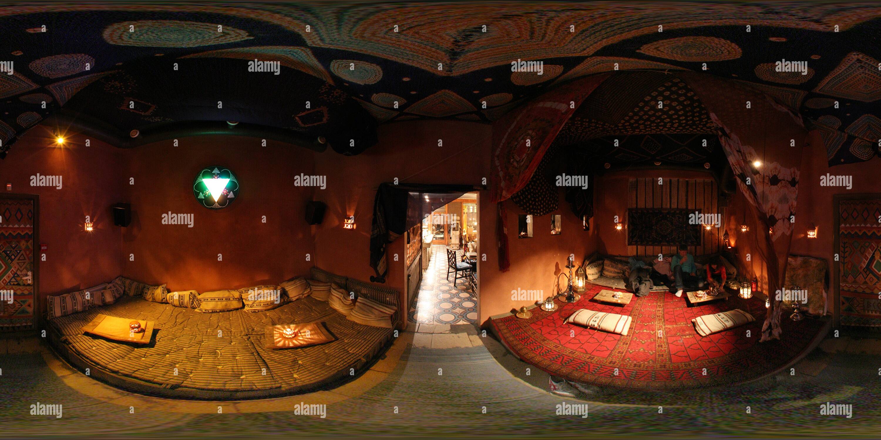 360° view of Chill-out at the Goija tea-room in Riga - Alamy