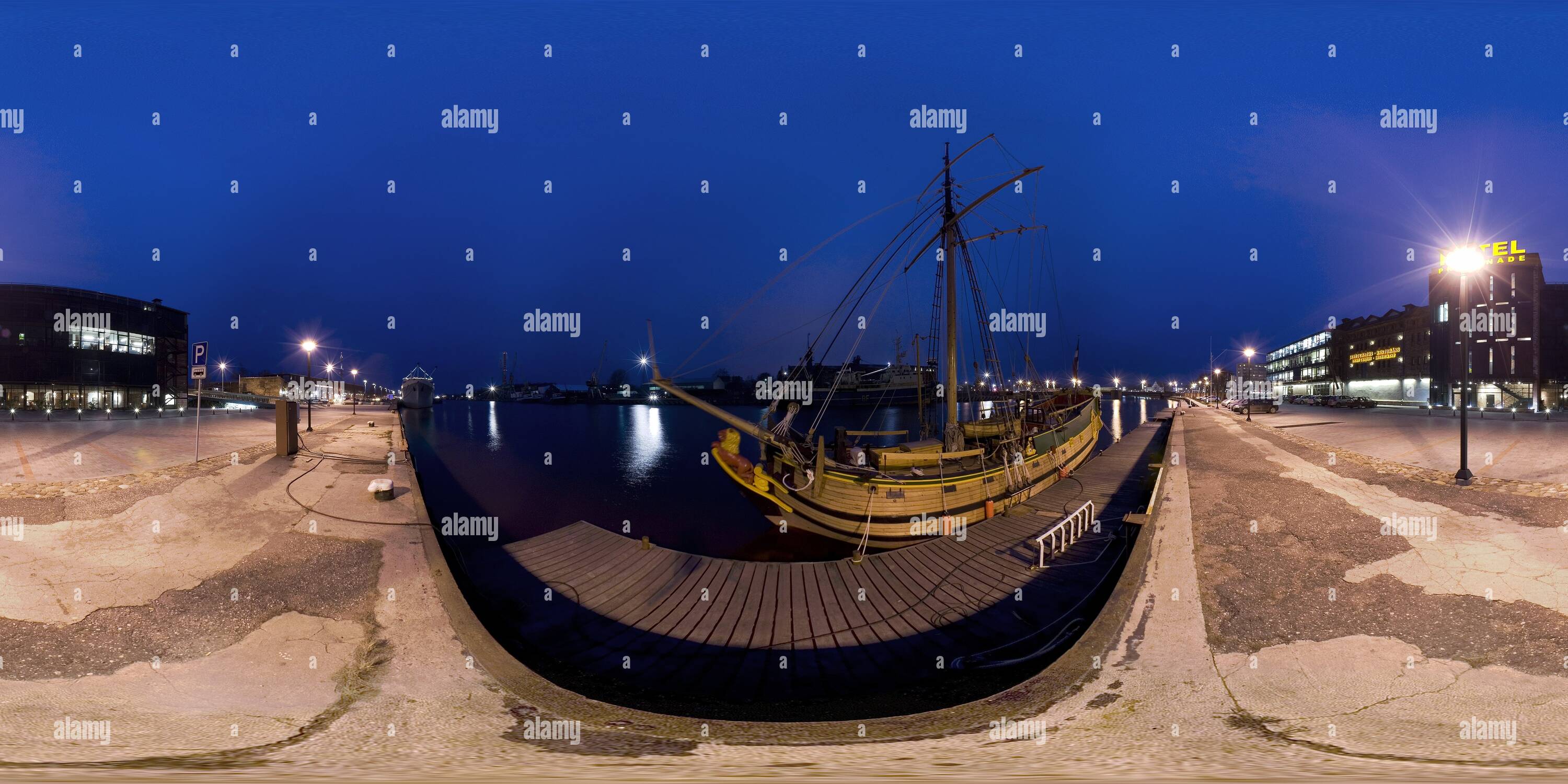 360° view of Sailer 'Libava' at the Promenade of Liepaja - Alamy