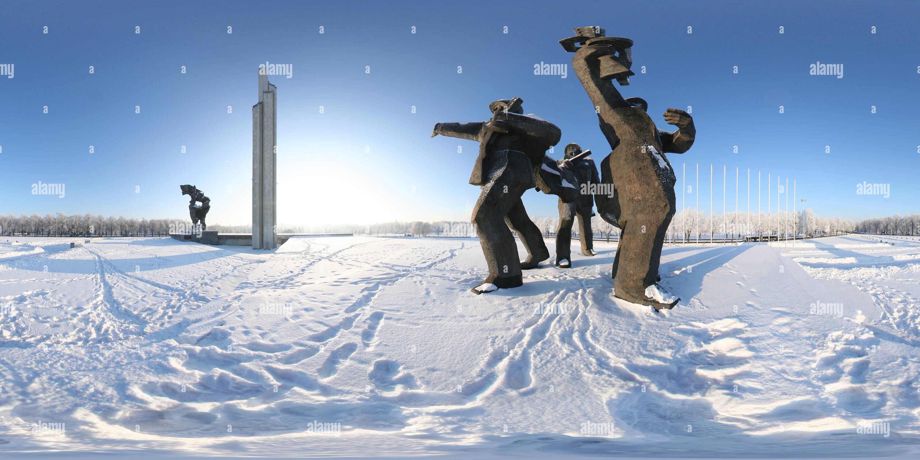 360° view of Victory Memorial to Soviet Army, Riga, Latvia - Alamy