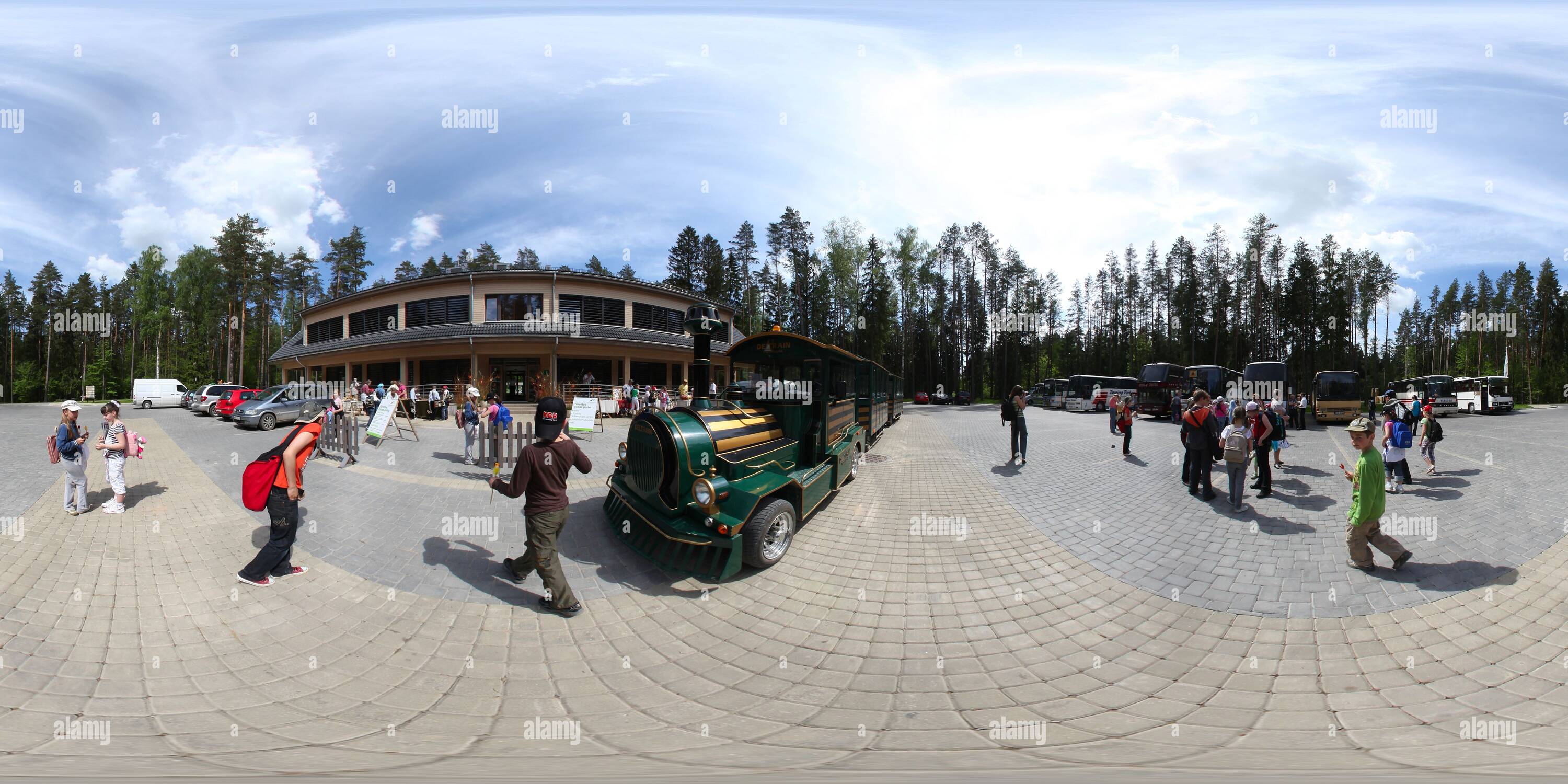 360° view of At the visitors centre of Tervete Nature Park, Latvia - Alamy