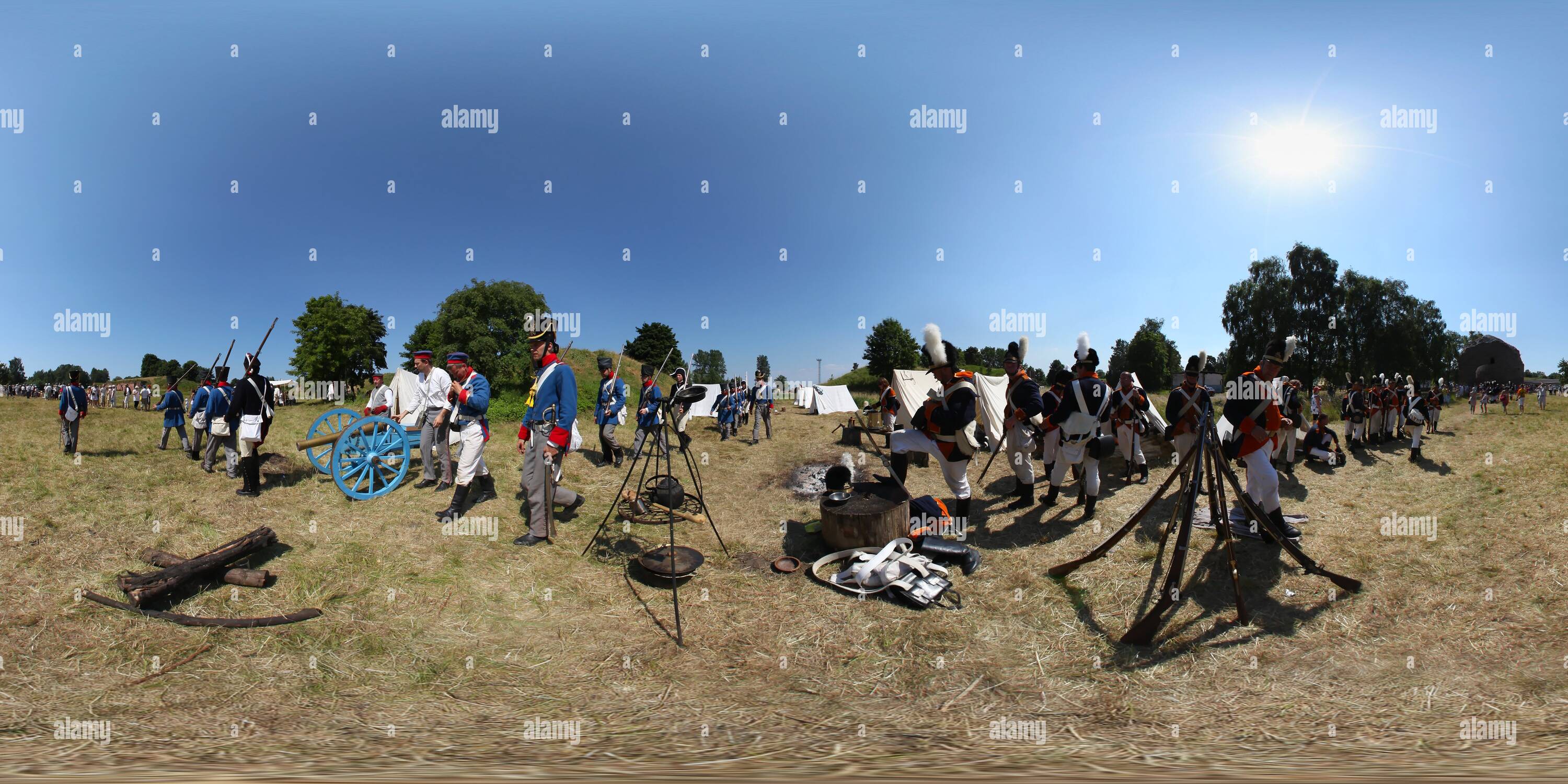 360° view of Before the battle - Alamy