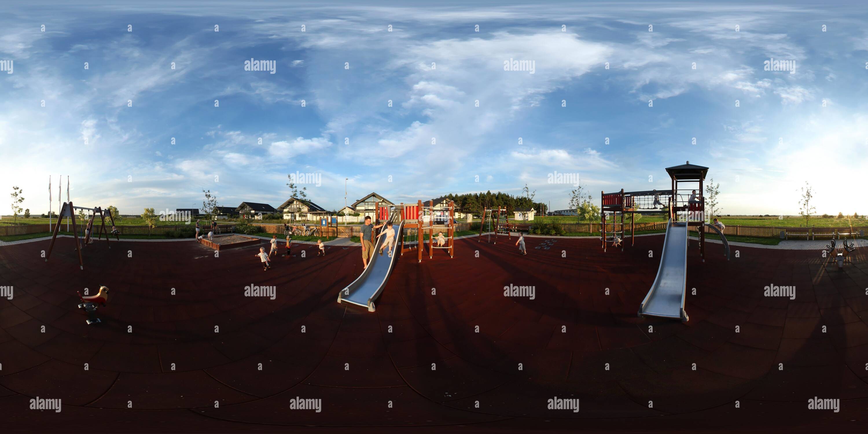 360° view of Playground in Saliena - Alamy