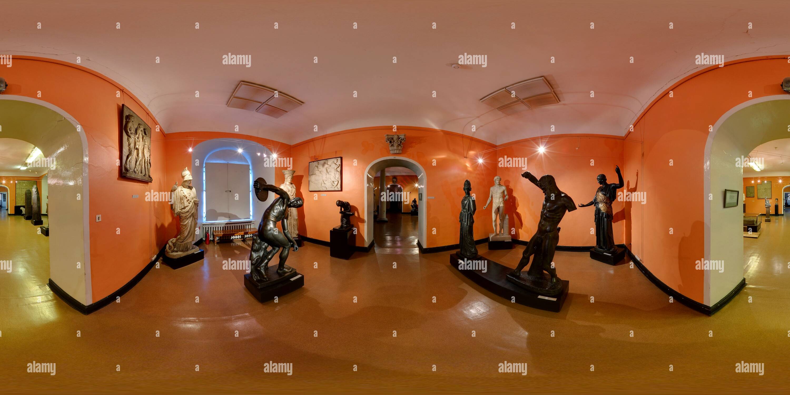 360° view of Residents of the Museum of Foreign Art in Riga Castle ...