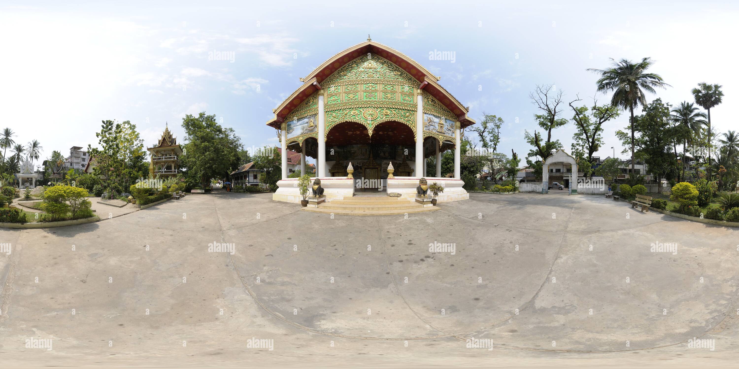 360° view of Wat In Peng, Vientiane, Laos - Alamy
