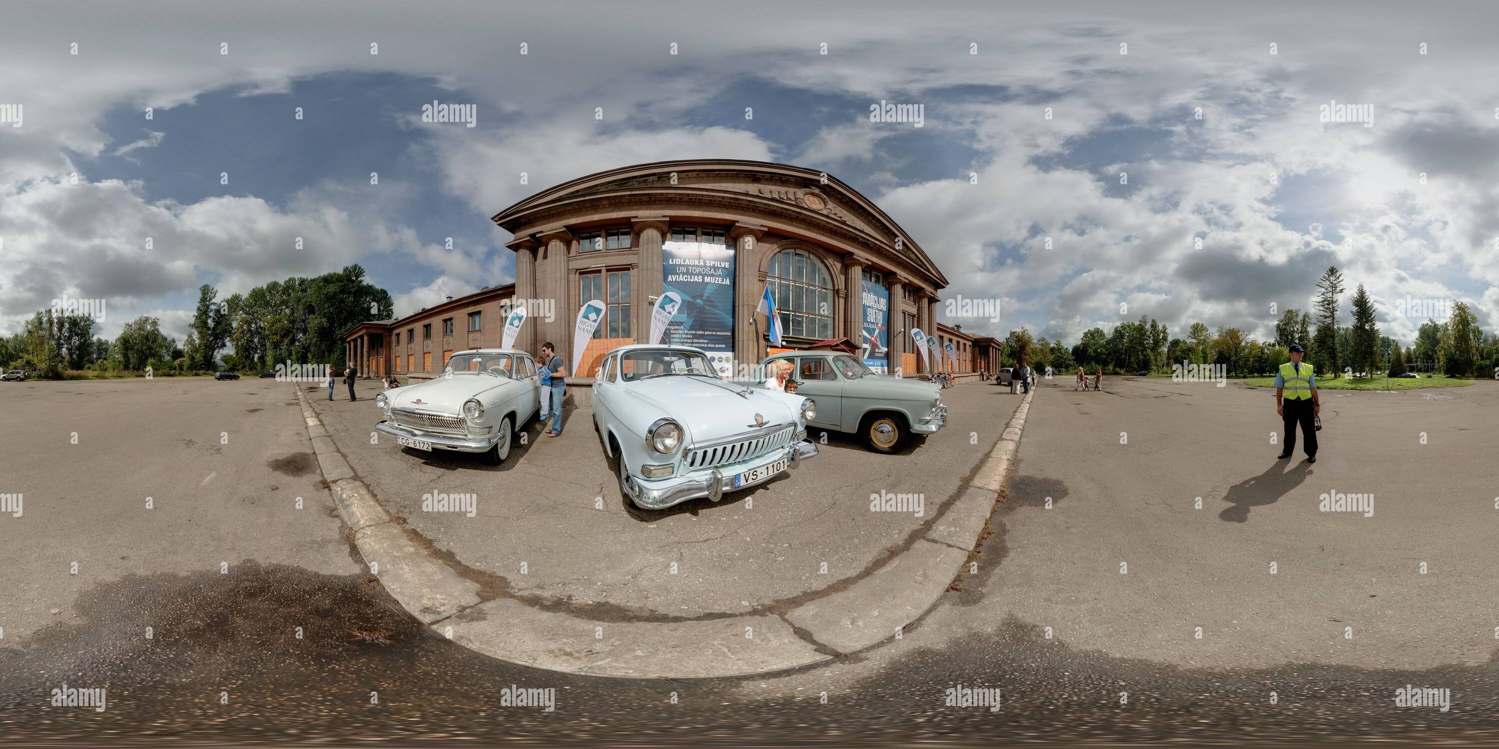 360° view of Volga GAZ-21 - iconic Soviet automobiles at the SPILVE ...